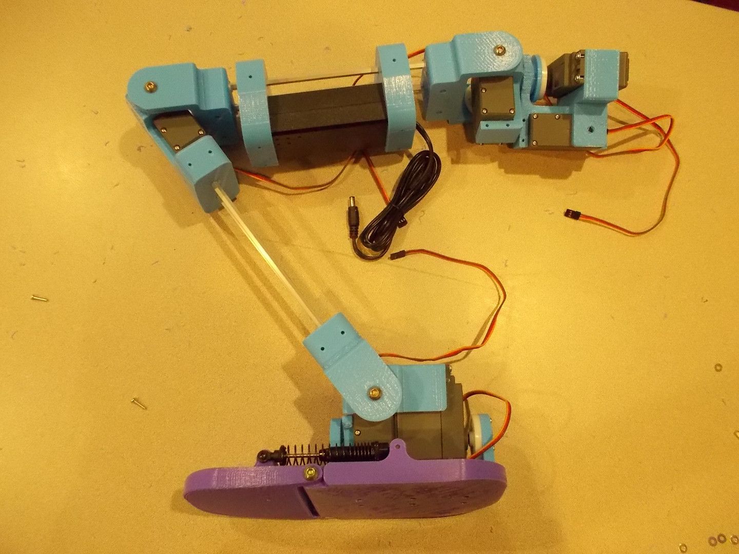 ASPIR: Full-Size 3D-Printed Humanoid Robot : 80 Steps (with Pictures ...