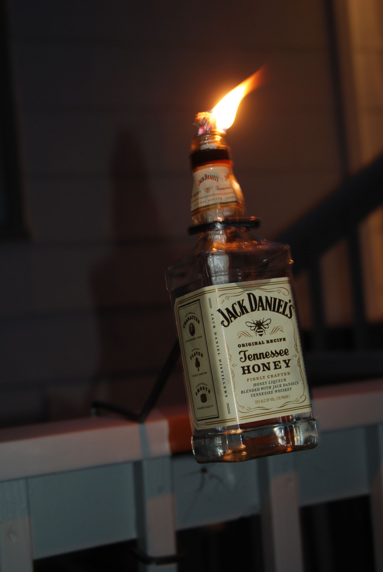 Honey Jack Tiki Torch Deck Brackets : 9 Steps (with Pictures ...