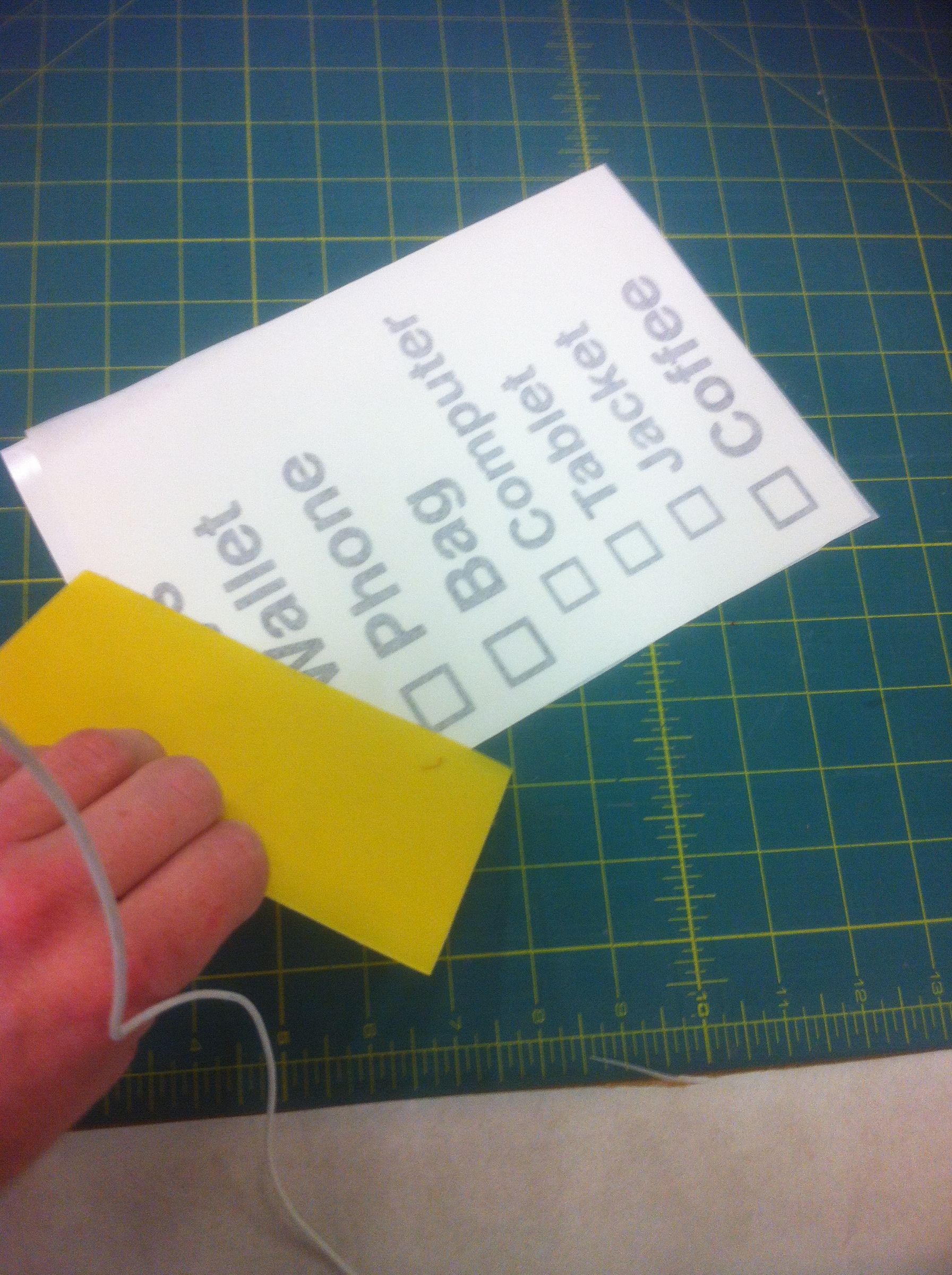 Make a Mirror Checklist : 5 Steps (with Pictures) - Instructables