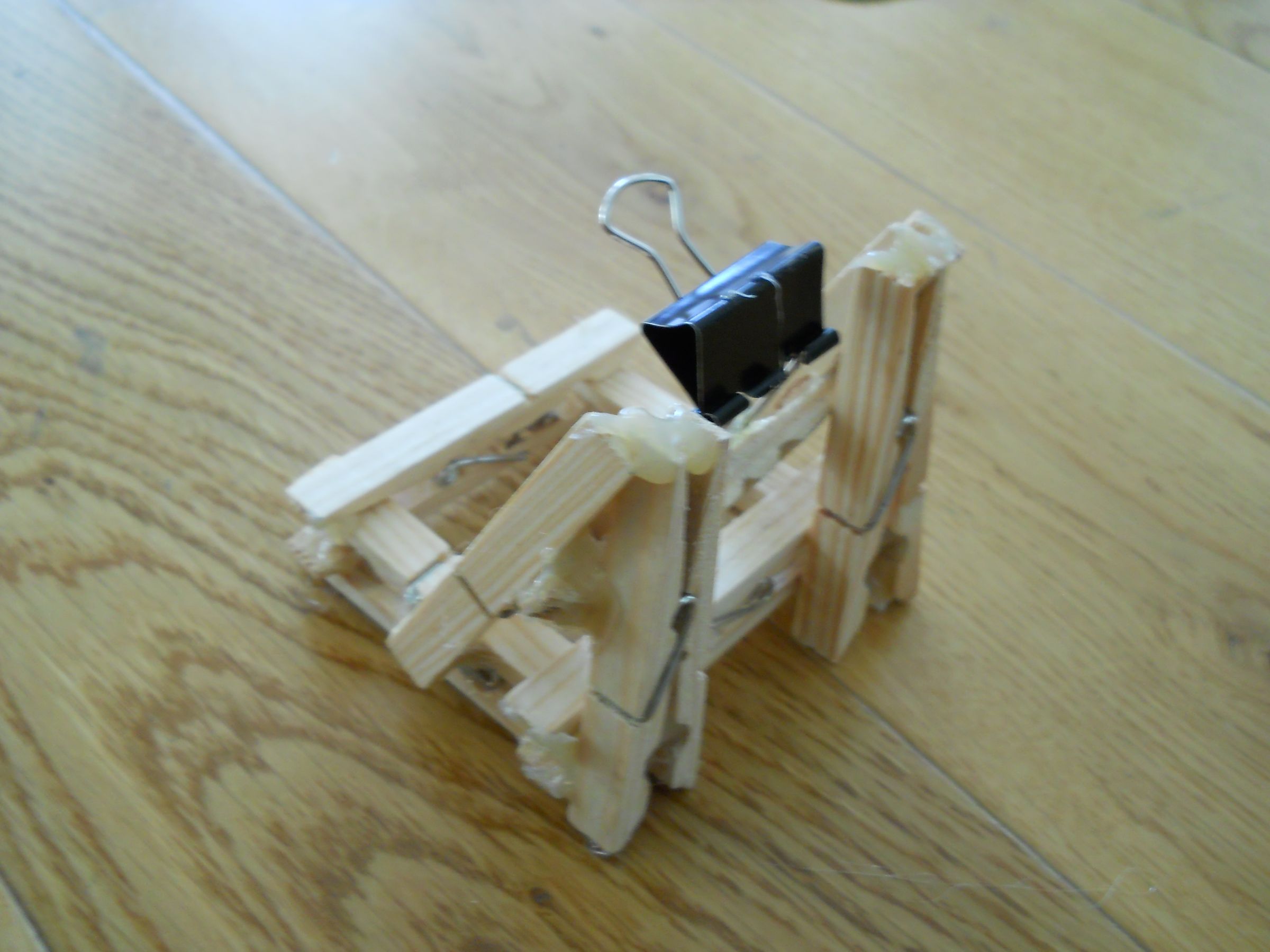 Mini Clothespin Catapult and Crossbow : 9 Steps (with Pictures ...