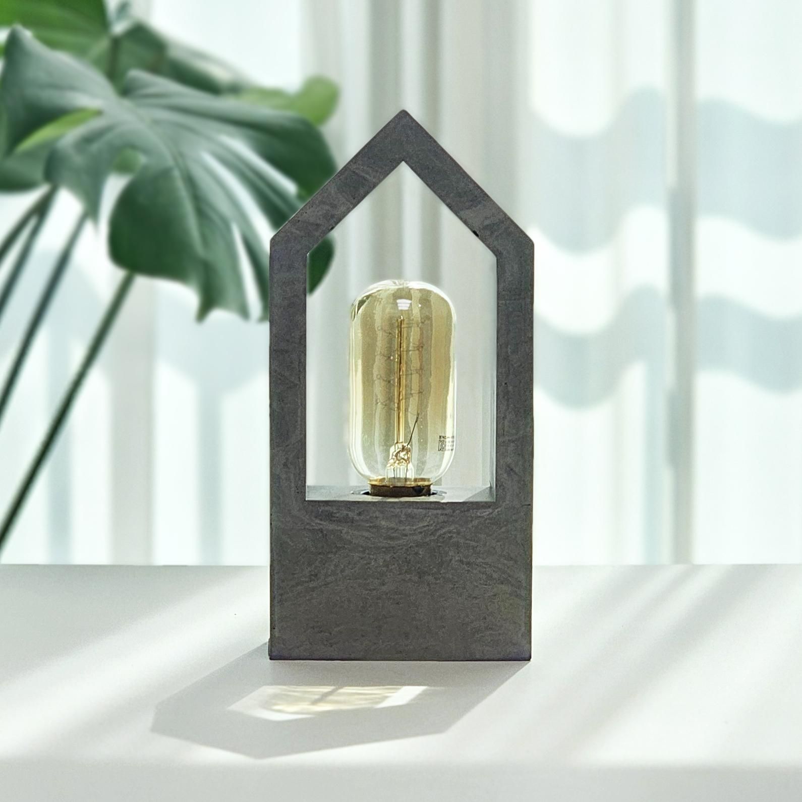 How to Make a House Shaped Lamp Using Concrete : 6 Steps (with Pictures ...