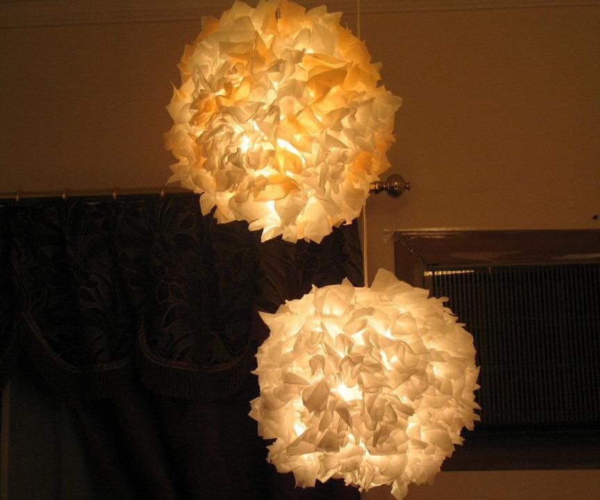 Tissue Paper Lamp : 3 Steps - Instructables
