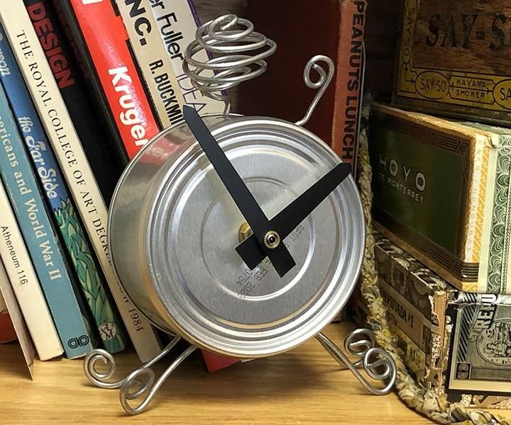 Cat Food Can Clock : 6 Steps (with Pictures) - Instructables
