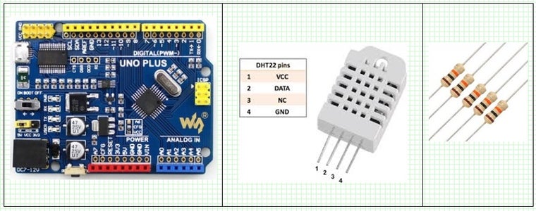Arduino and DHT22 (AM2302) Temperature Measurement : 3 Steps ...