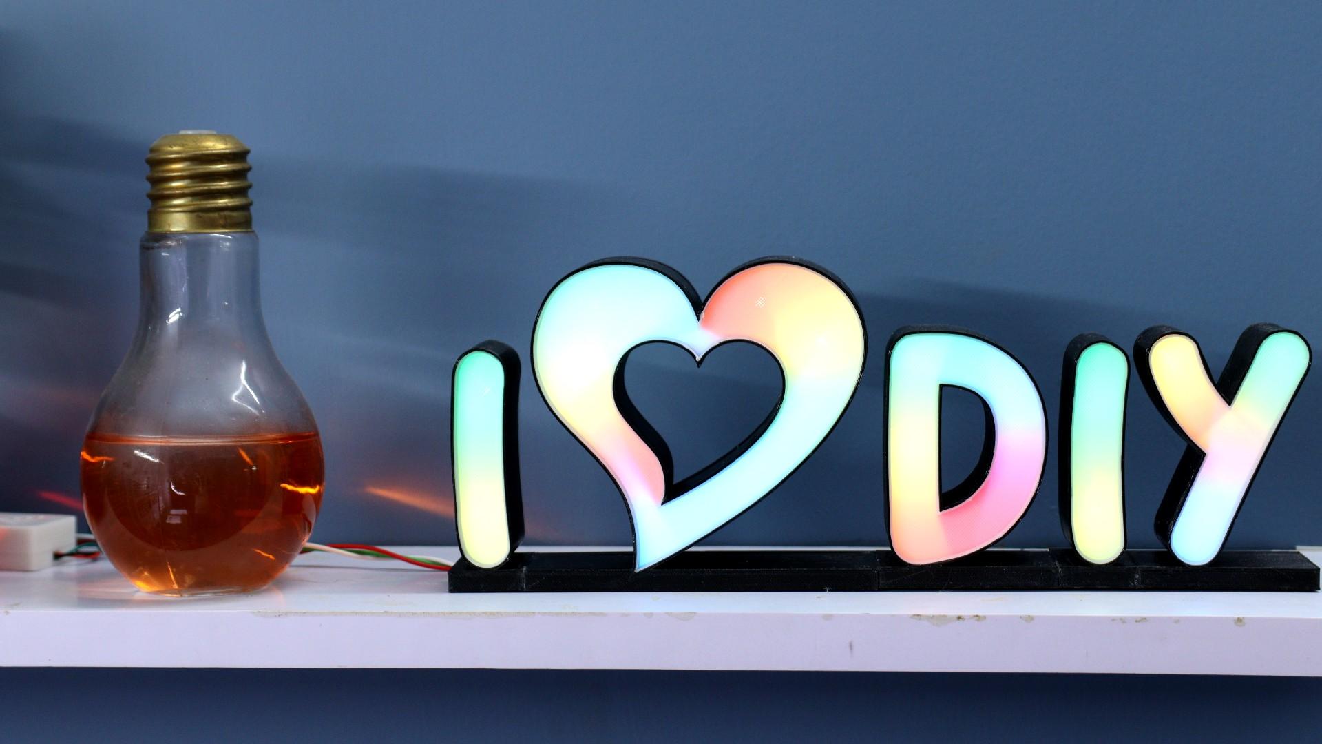 DIY 3D Printed LED Sign Board : 17 Steps (with Pictures) - Instructables