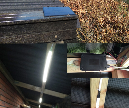 Solar and Battery Powered Timed Shed LED Light : 4 Steps - Instructables