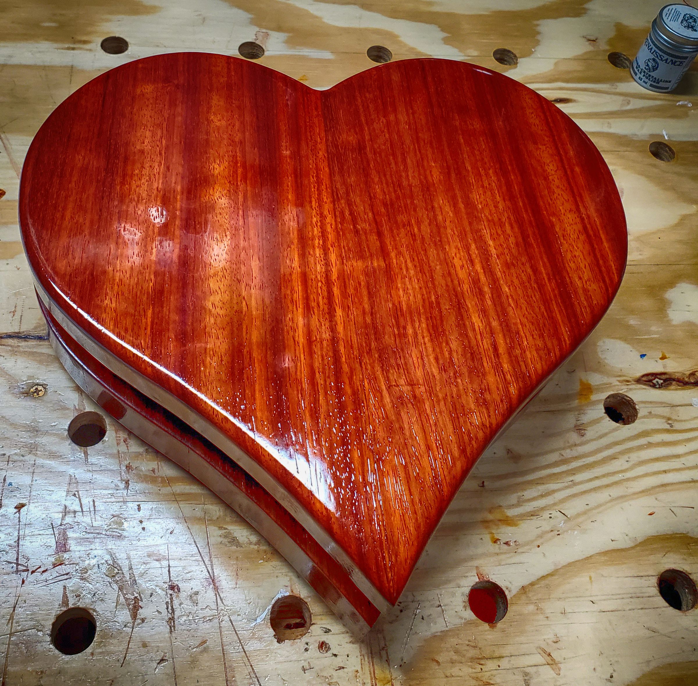 Freedom-Filled Padauk Heart Box : 5 Steps - Instructables