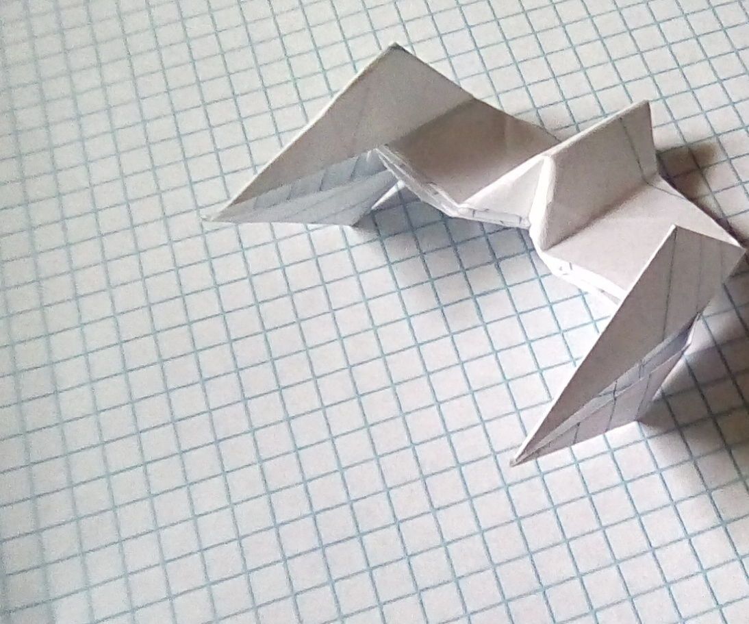 Origami Vulture Droid : 4 Steps - Instructables