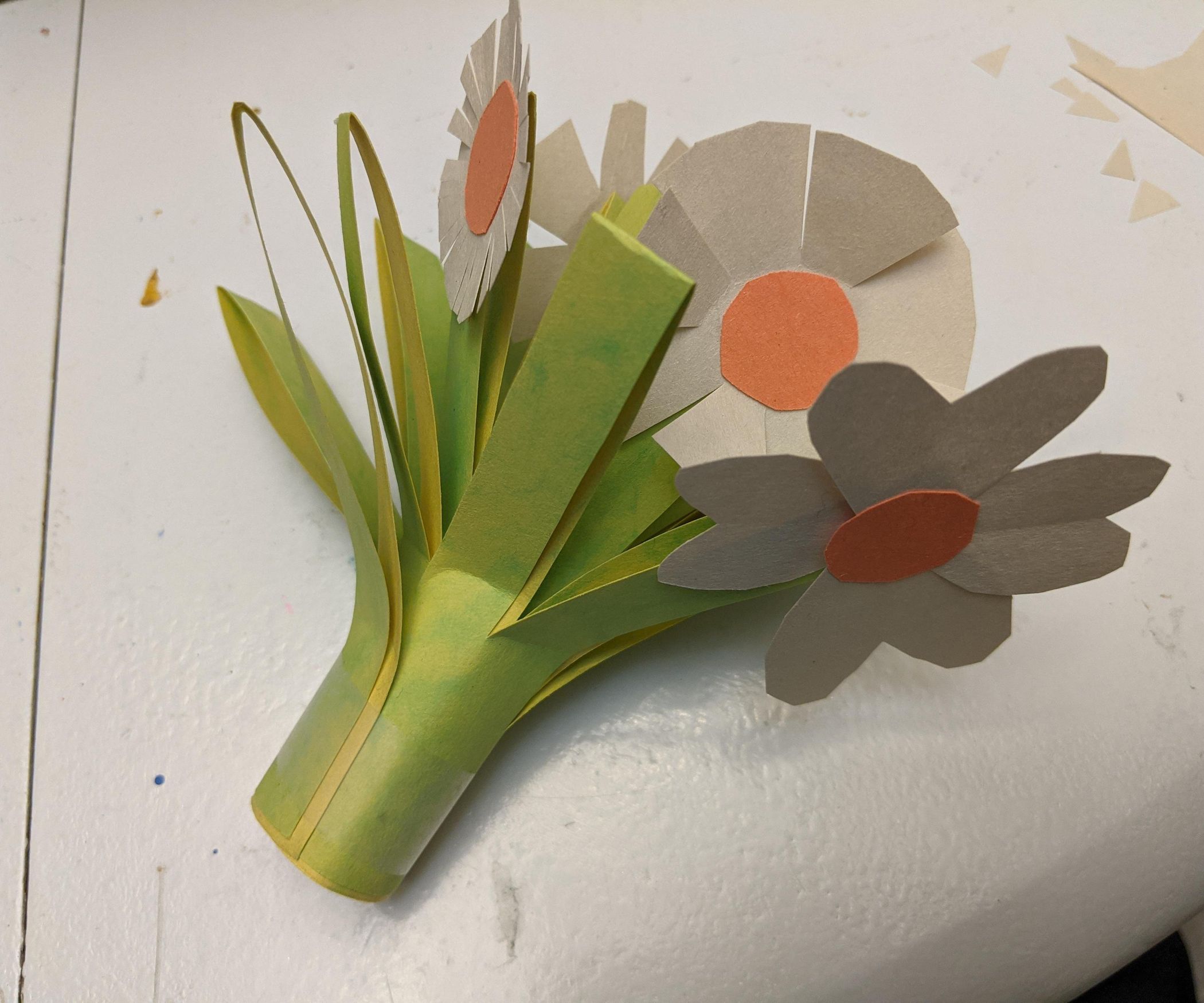 White Paper Flowers : 7 Steps (with Pictures) - Instructables