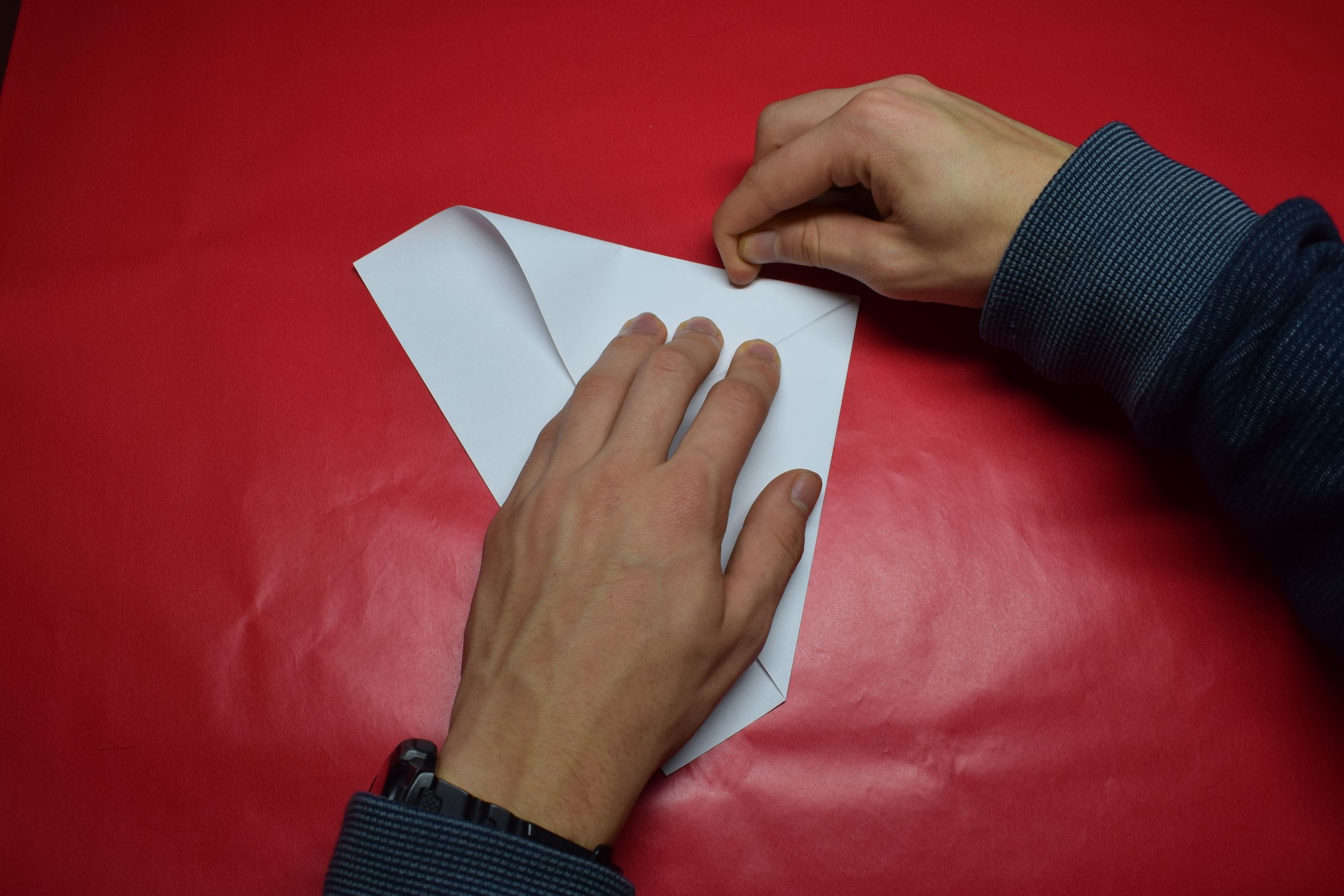 How to Fold the Harrier Origami Paper Airplane : 7 Steps (with Pictures ...