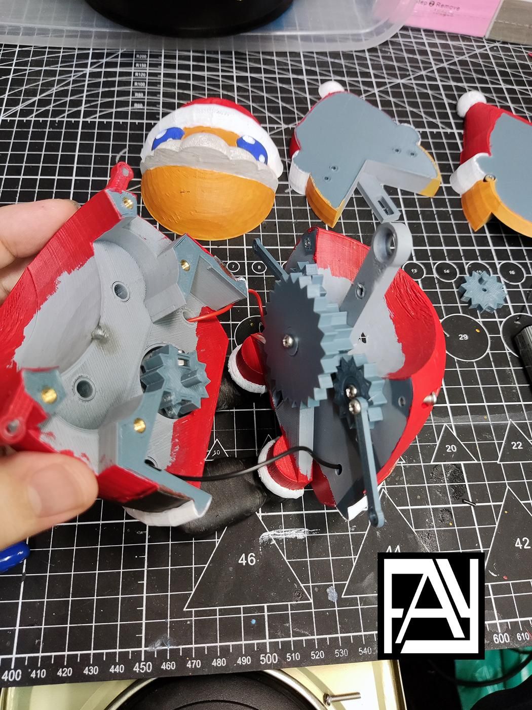 Dancing Santa Clause Automata : 8 Steps (with Pictures) - Instructables