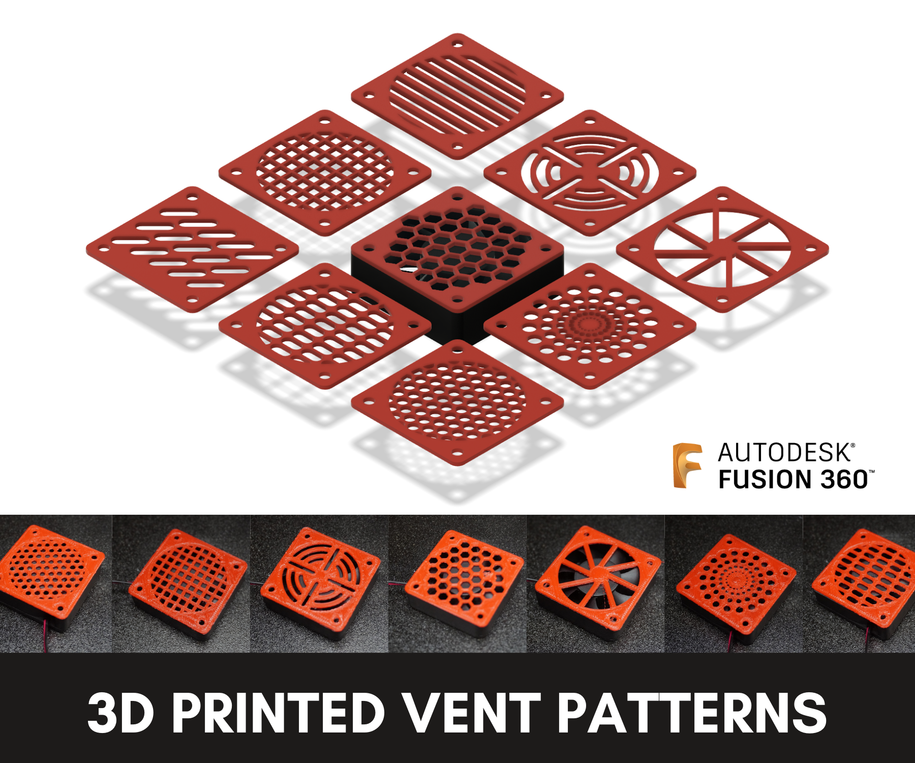 How to Design Vent Patterns for Your 3D Printing Projects : 11 Steps ...