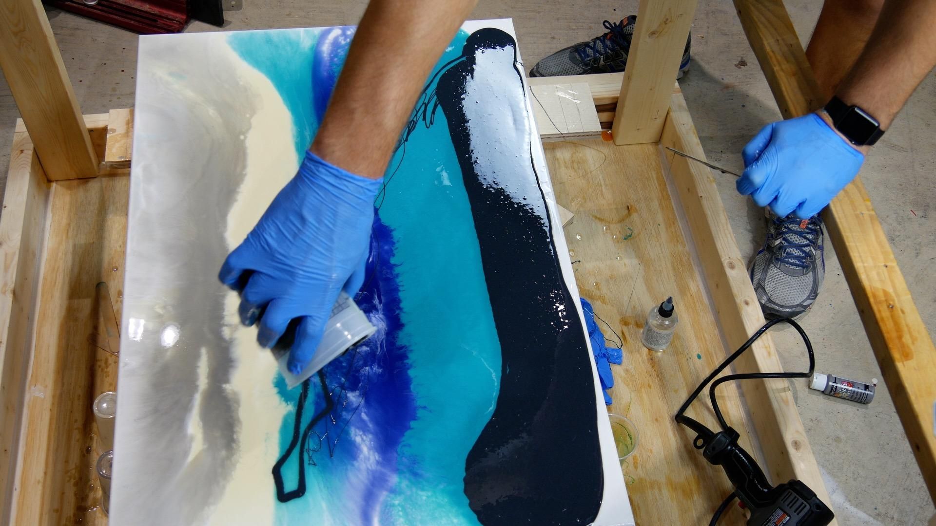 How to Make Resin Art on a Canvas (For Beginners) : 10 Steps (with ...