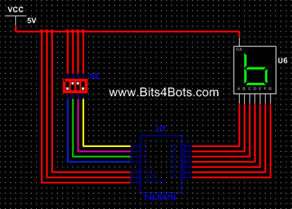 Bits4Bots - 4 Bit Binary Manual Counter: NI Multisim (Video Included) : 5 Steps - Instructables