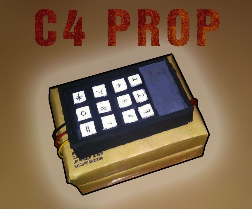 C4 Prop (Cartoony) : 5 Steps - Instructables