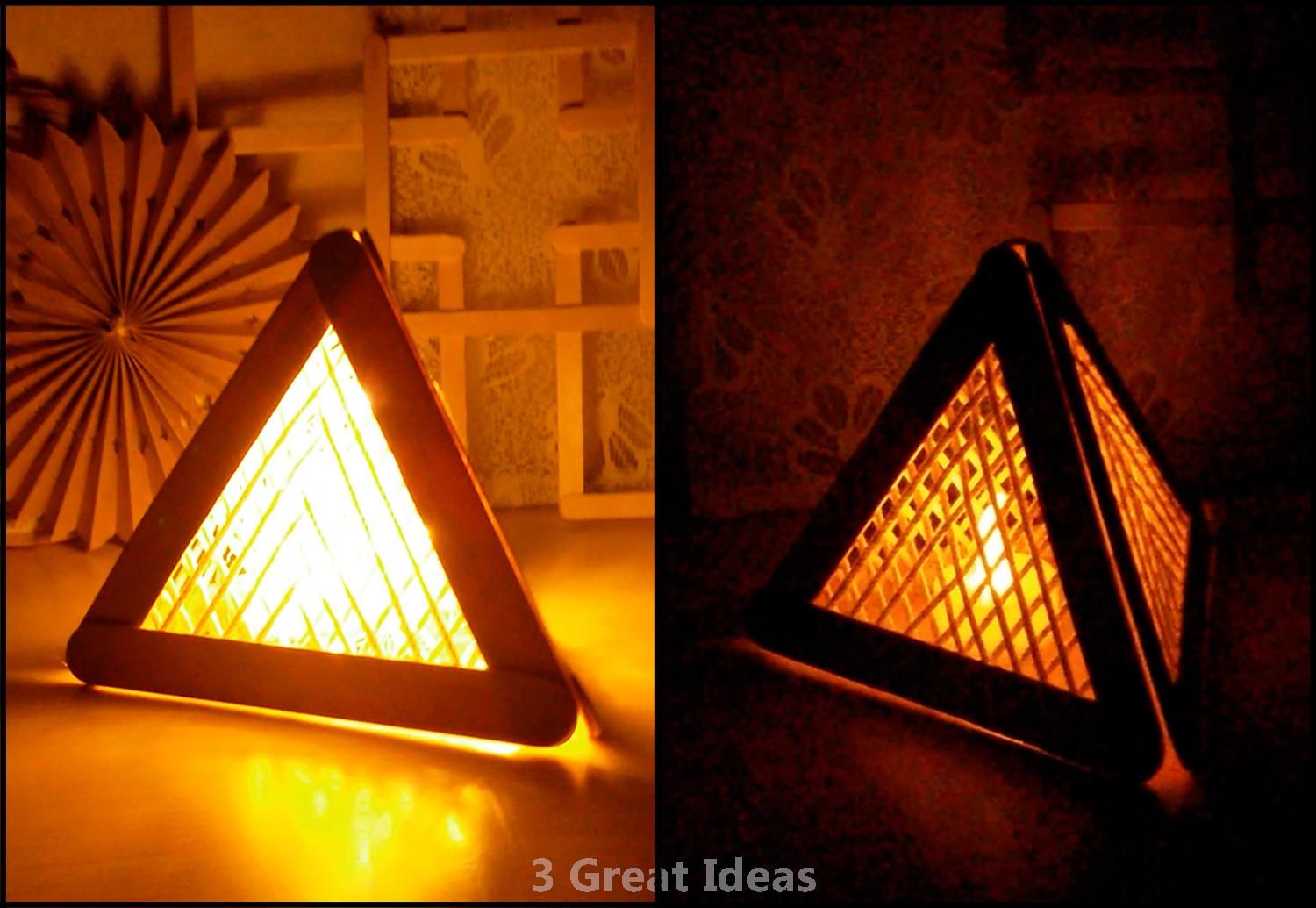 Diy Pyramid Decor Making : 8 Steps - Instructables