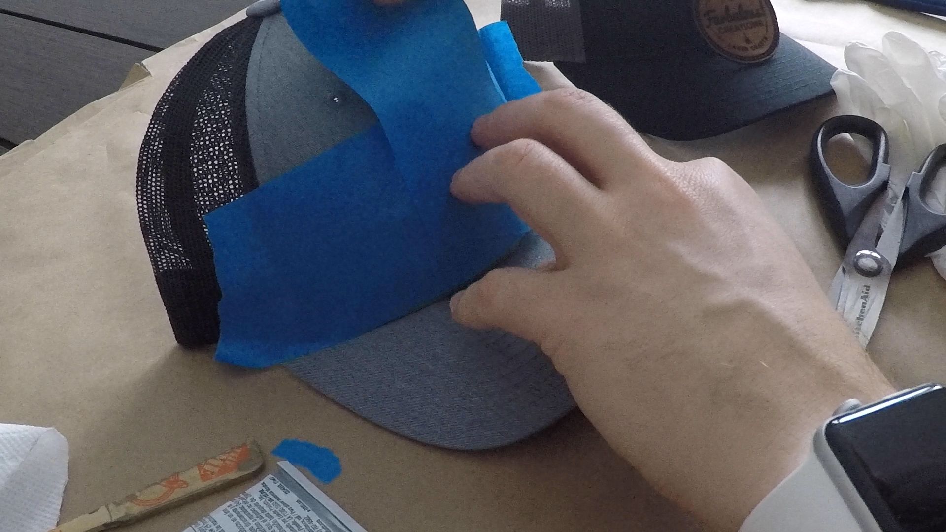 Making a Leather Patch for a Trucker Hat : 10 Steps (with Pictures ...