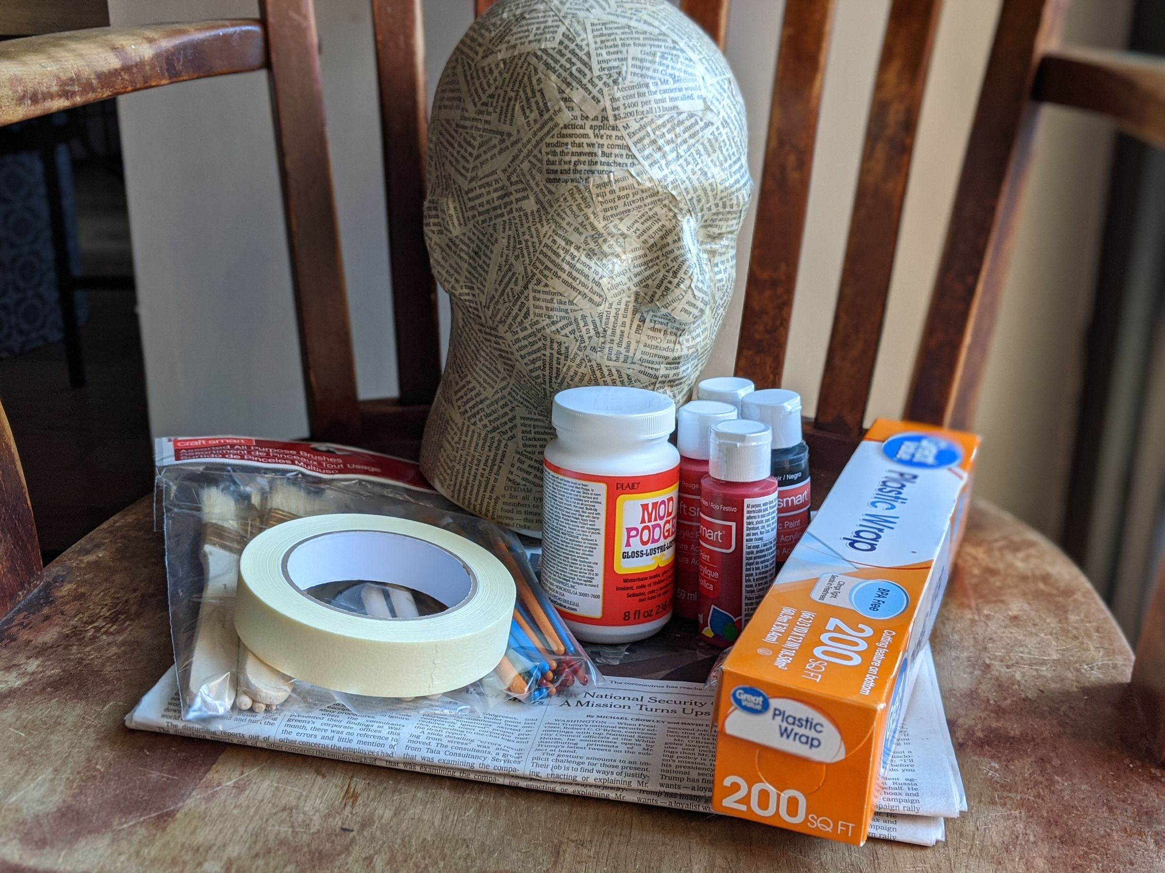 Paper Mache Mask : 11 Steps (with Pictures) - Instructables