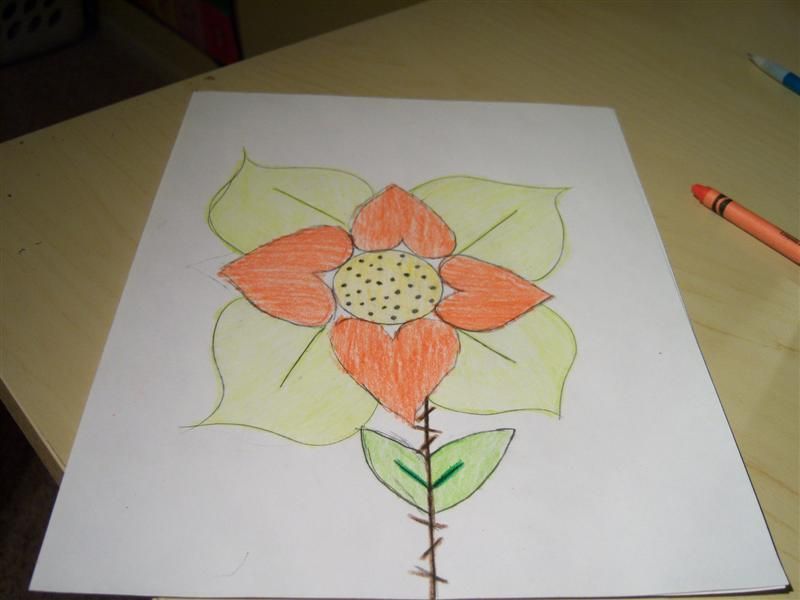How to Draw a Love Flower : 7 Steps - Instructables