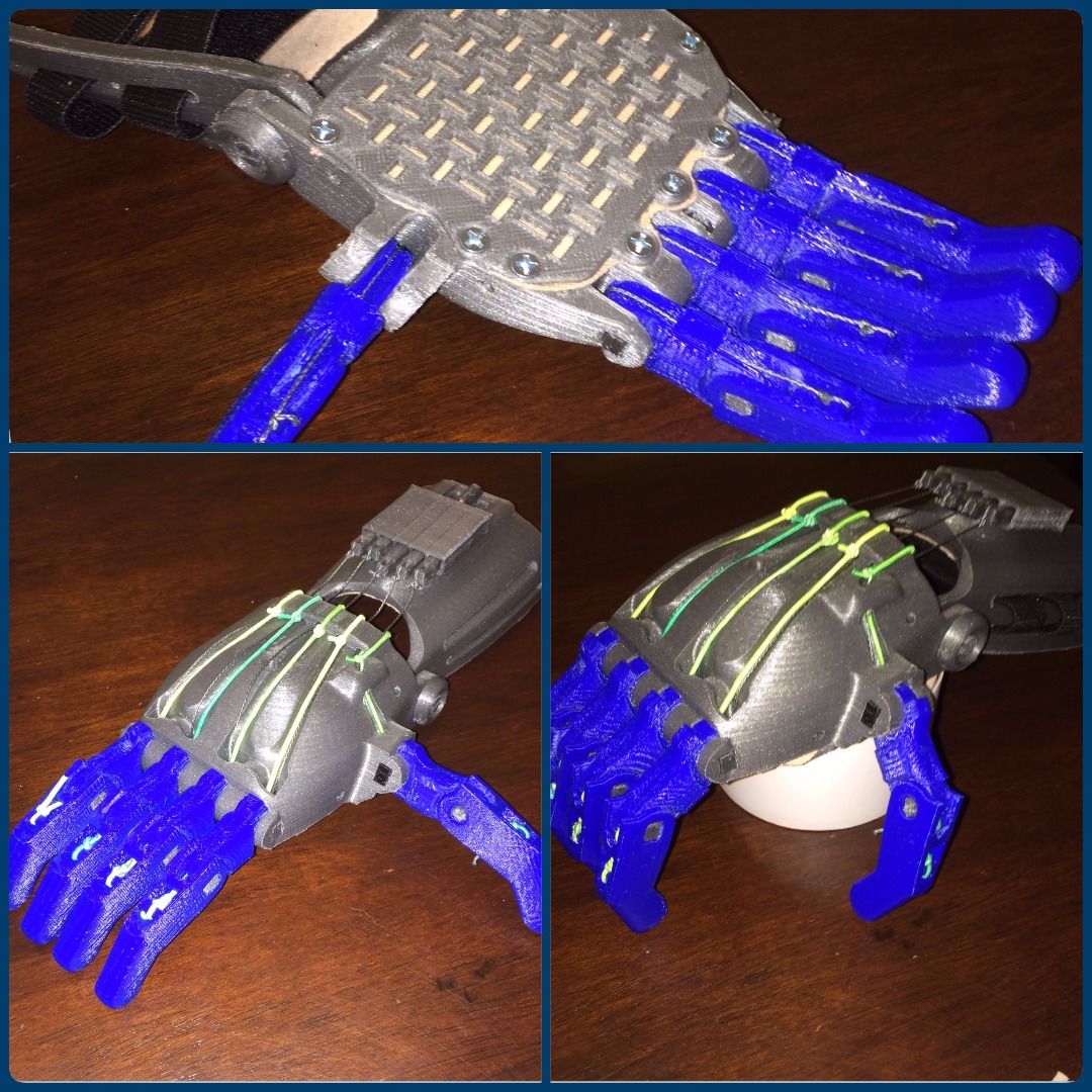 Assembly of E-NABLE's Raptor Reloaded Hand : 9 Steps - Instructables