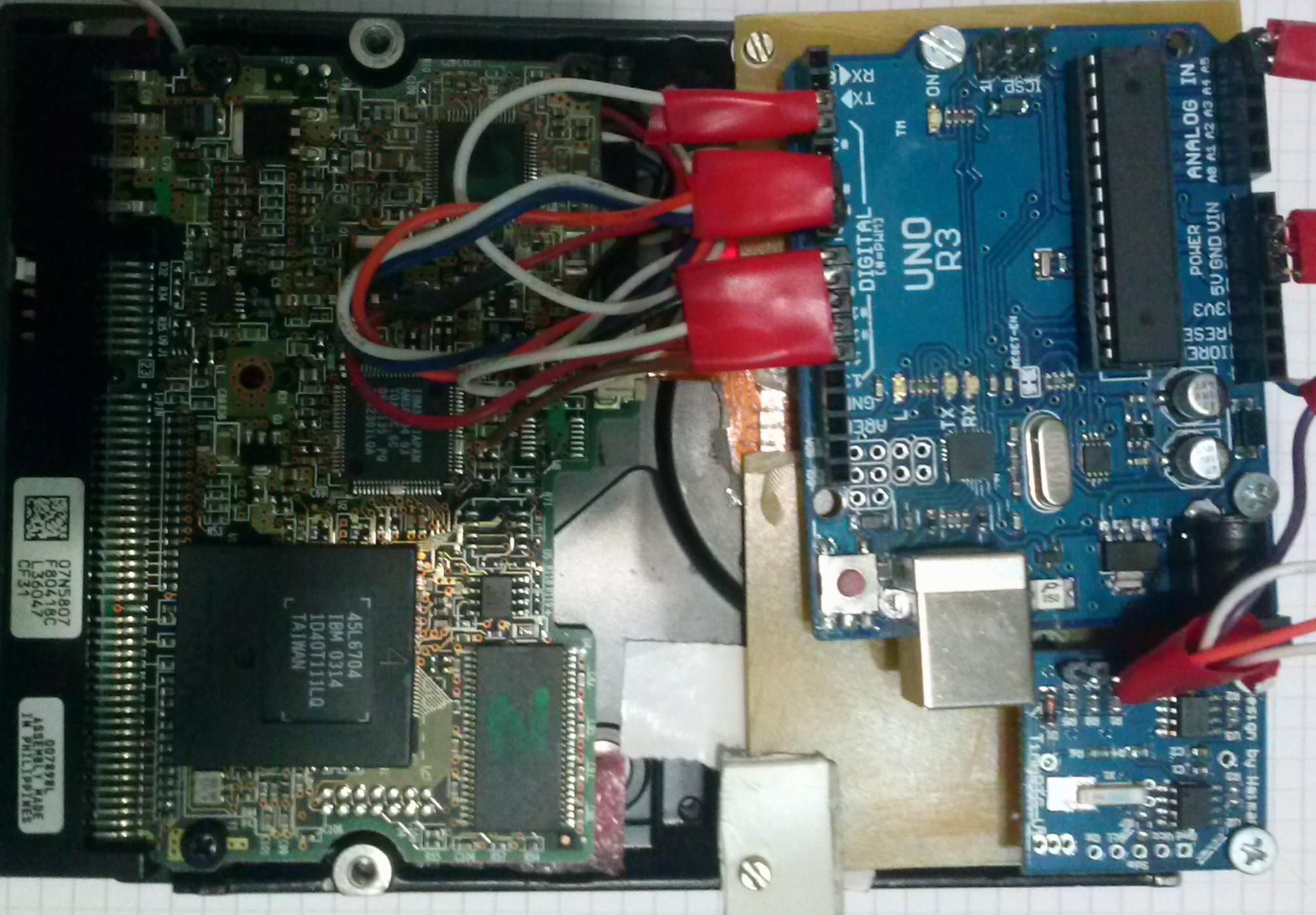 Hard Disk Clock (HDD Clock With Arduino Uno) : 4 Steps (with Pictures ...