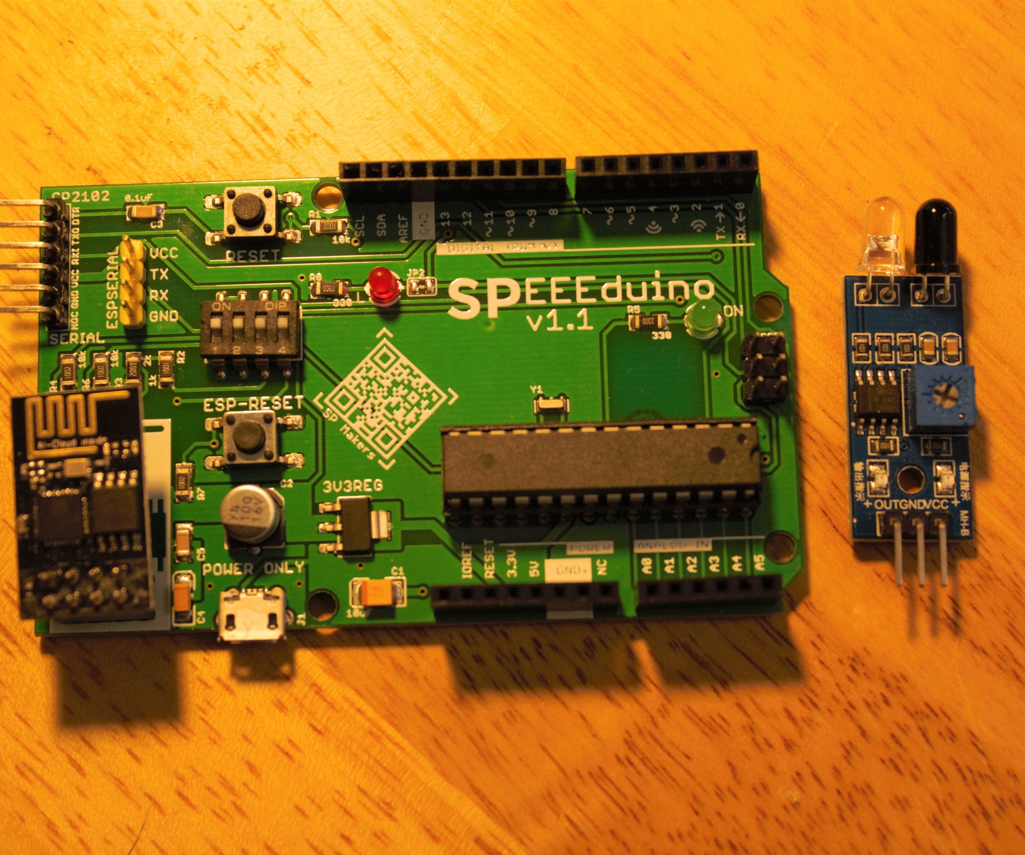 Guide to ThingSpeak With SPEEEduino V1.1 + IR Sensor! : 5 Steps ...