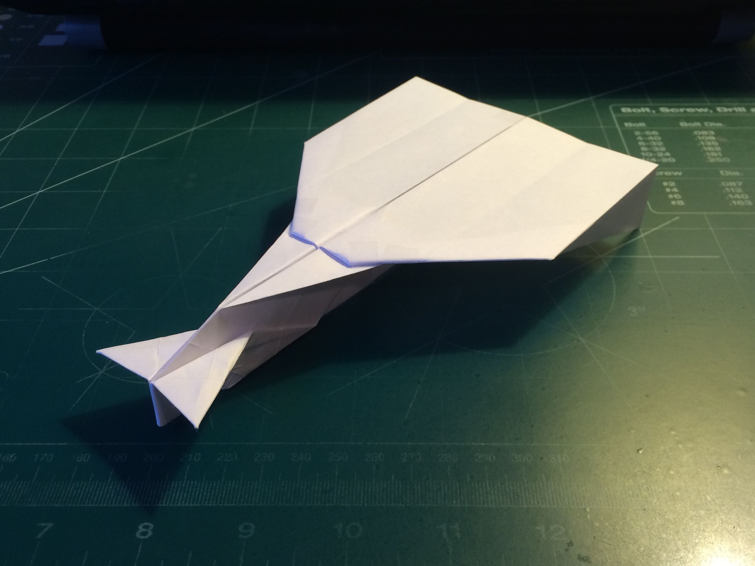 How to Make the Predator Paper Airplane : 9 Steps - Instructables