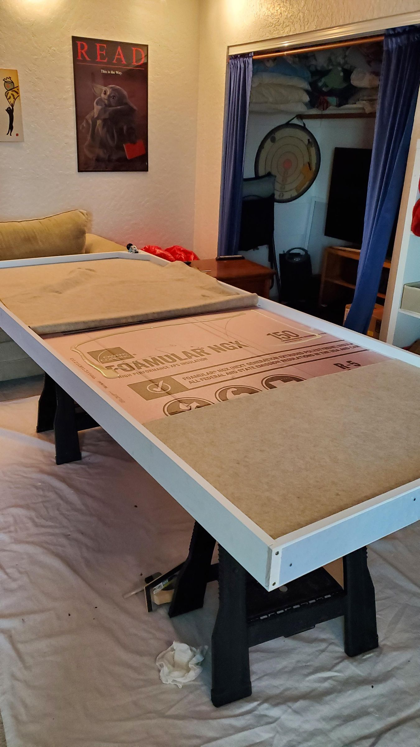 Lightweight Room Dividers, a Temporary Wall for Renters : 13 Steps ...