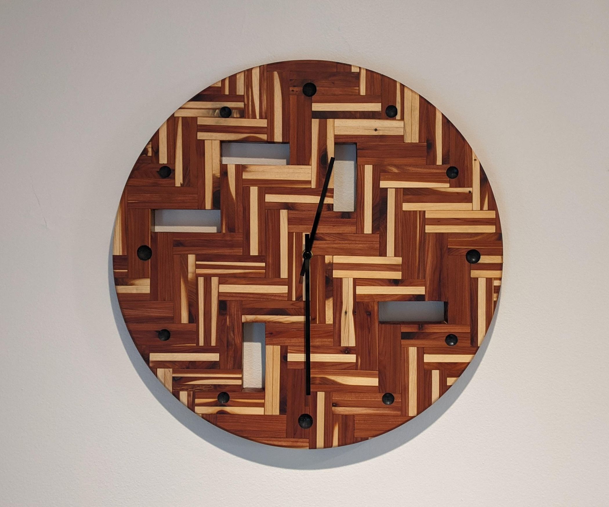 Cedar Planking Clock : 6 Steps (with Pictures) - Instructables