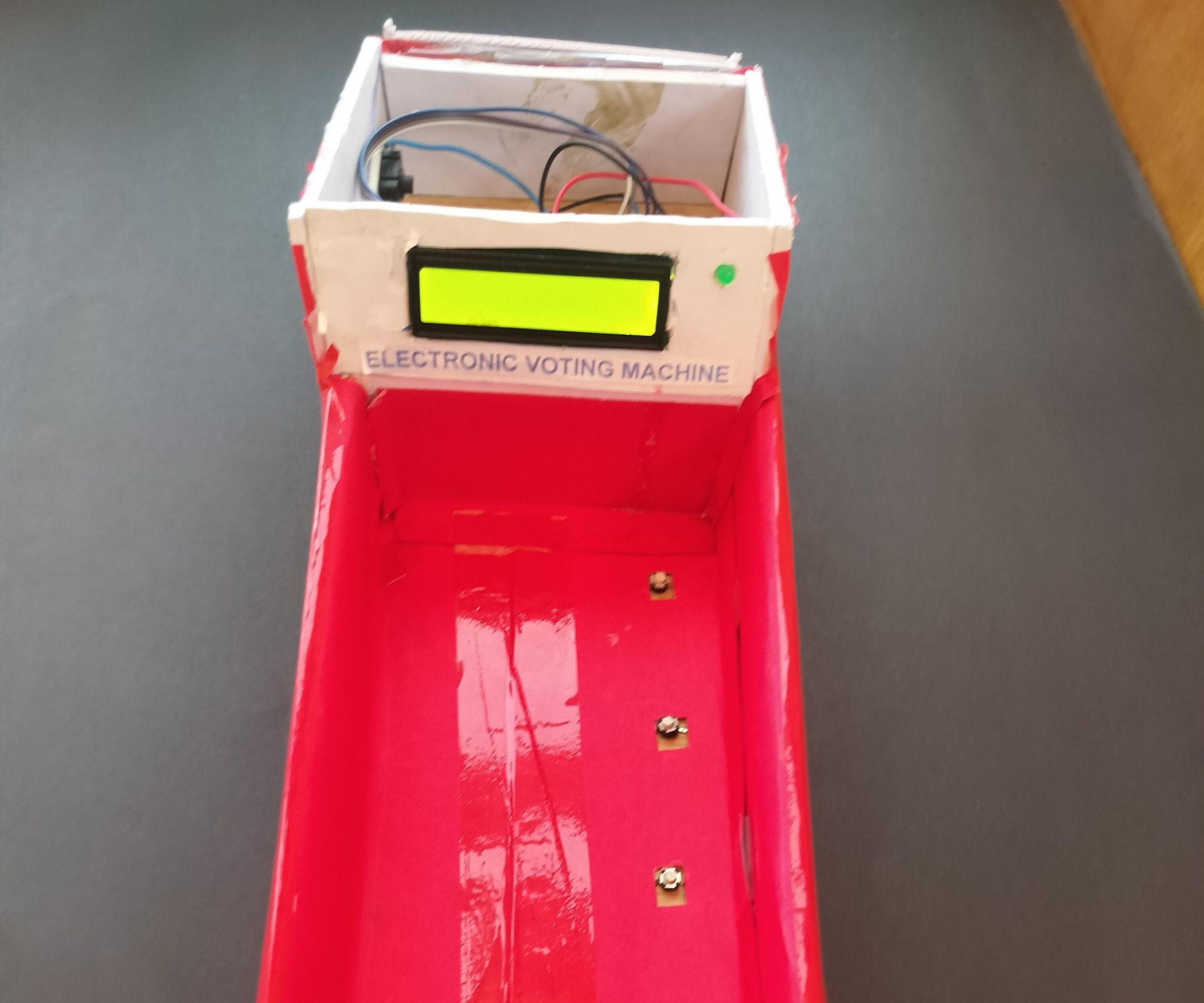 Electronic Voting Machine (EVM) Using Arduino Nano : 3 Steps ...