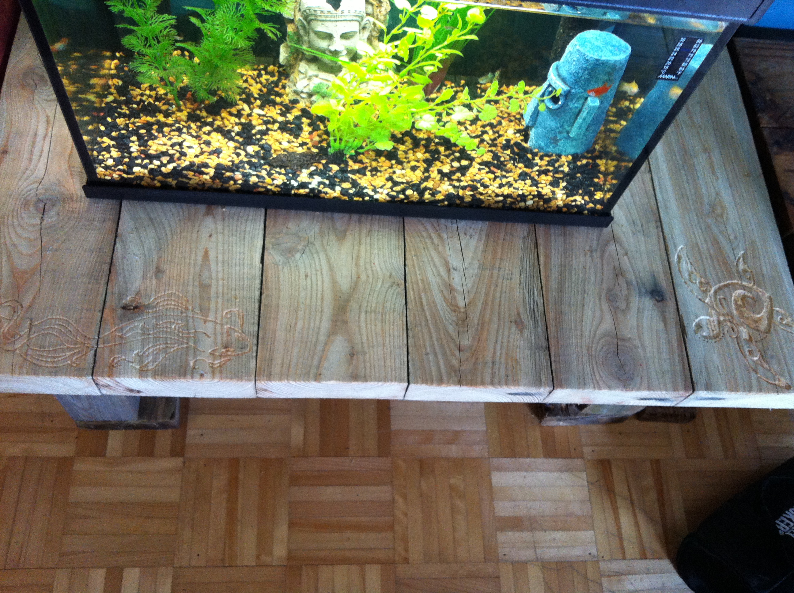 Upcycle Aquarium Stand or Coffee Table : 7 Steps (with Pictures ...