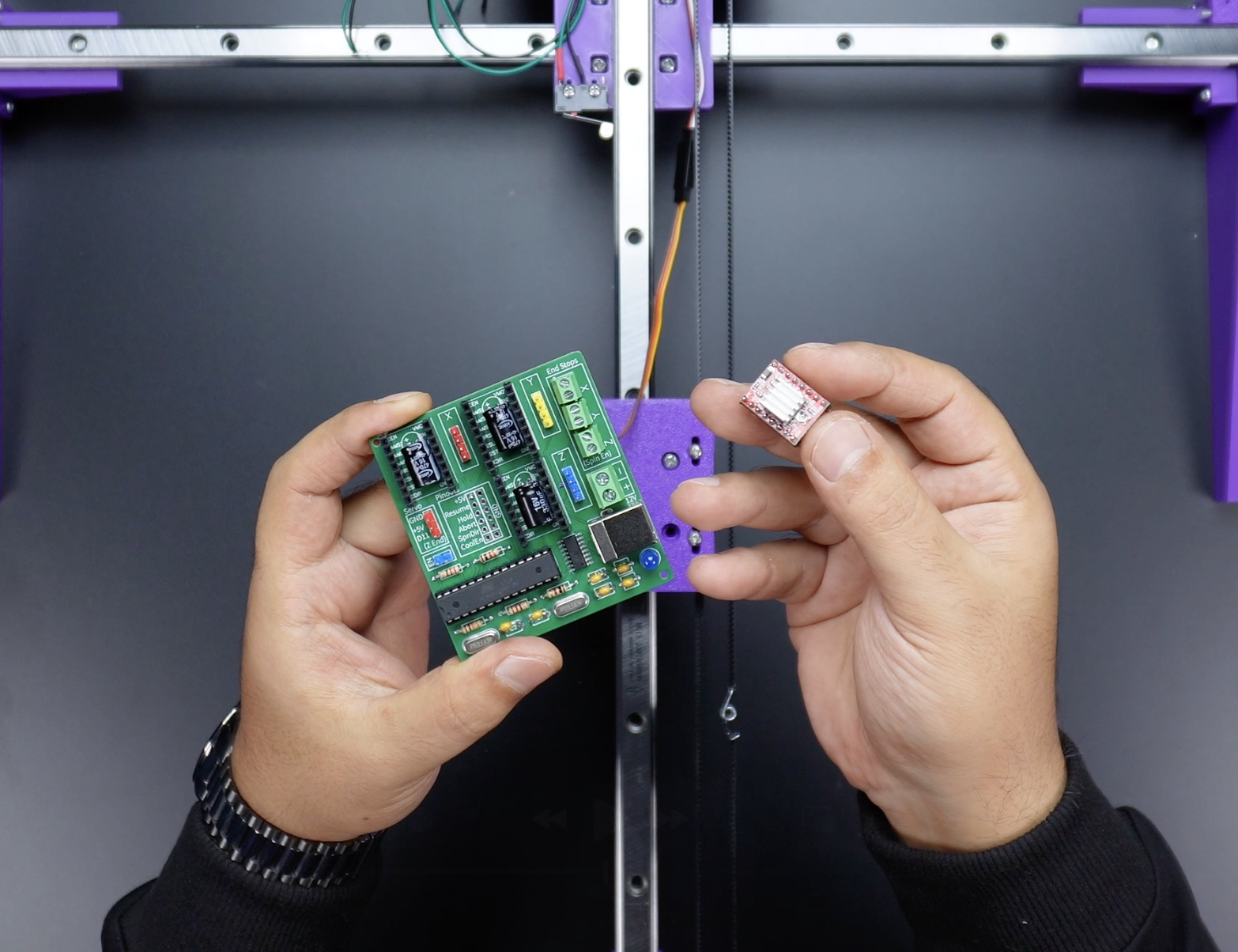 Build a Simple 3D Printed CNC Plotter Machine : 8 Steps (with Pictures ...