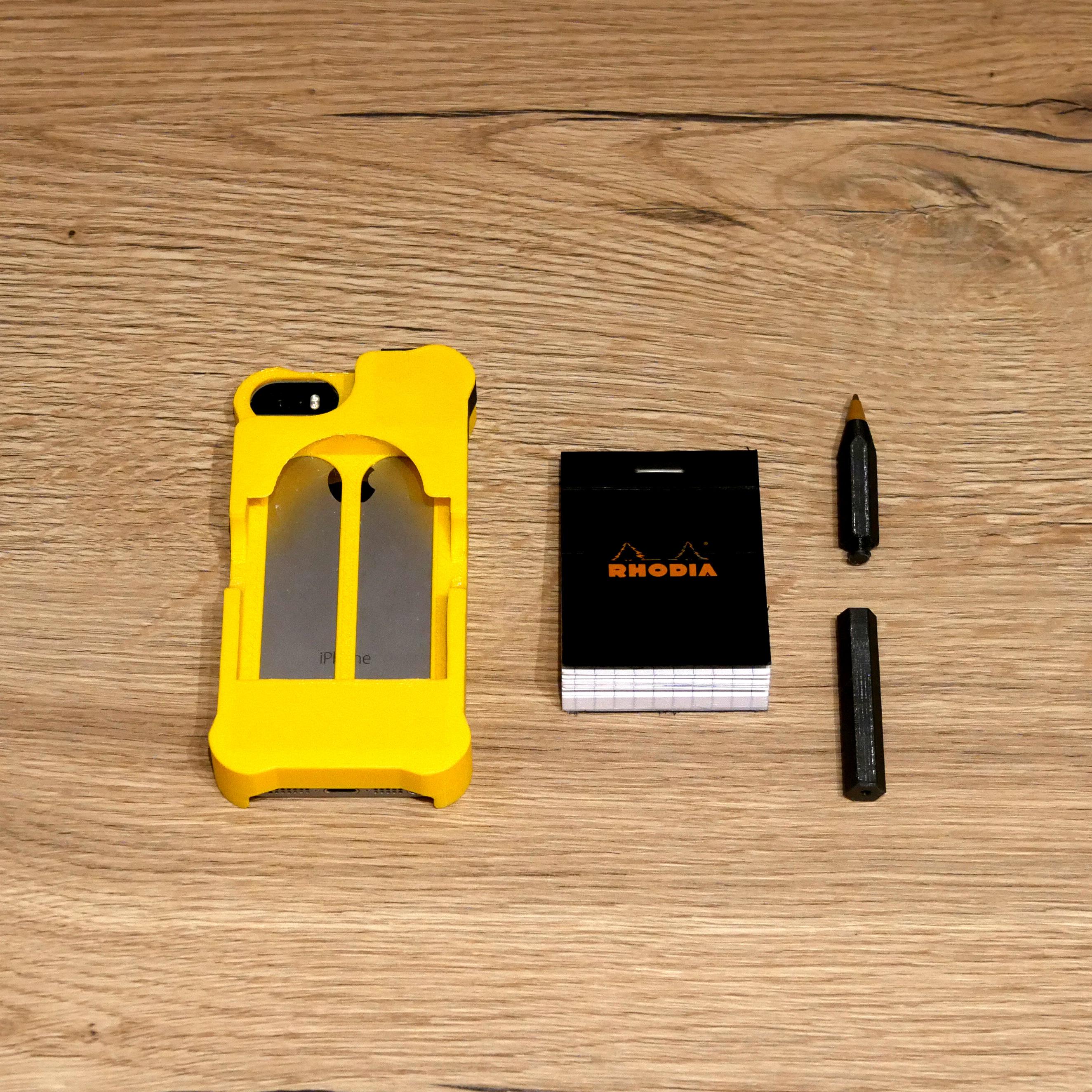 Smartphone Case With Notebook, Pen and Secret Pocket : 6 Steps (with ...