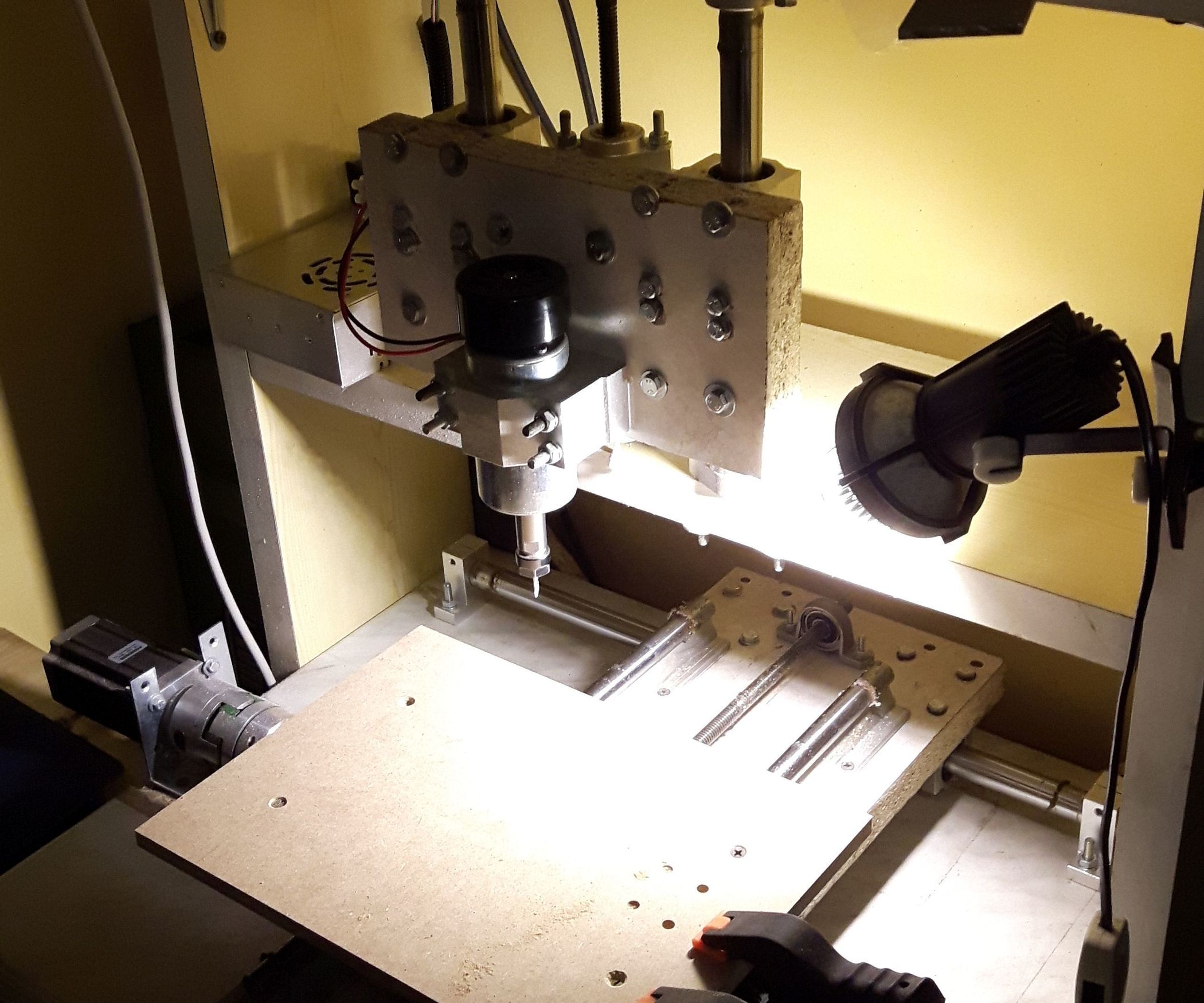 Homemade Cnc Milling Machine V1 MACH3 - Maszyna Cnc Domowej Roboty : 4 ...