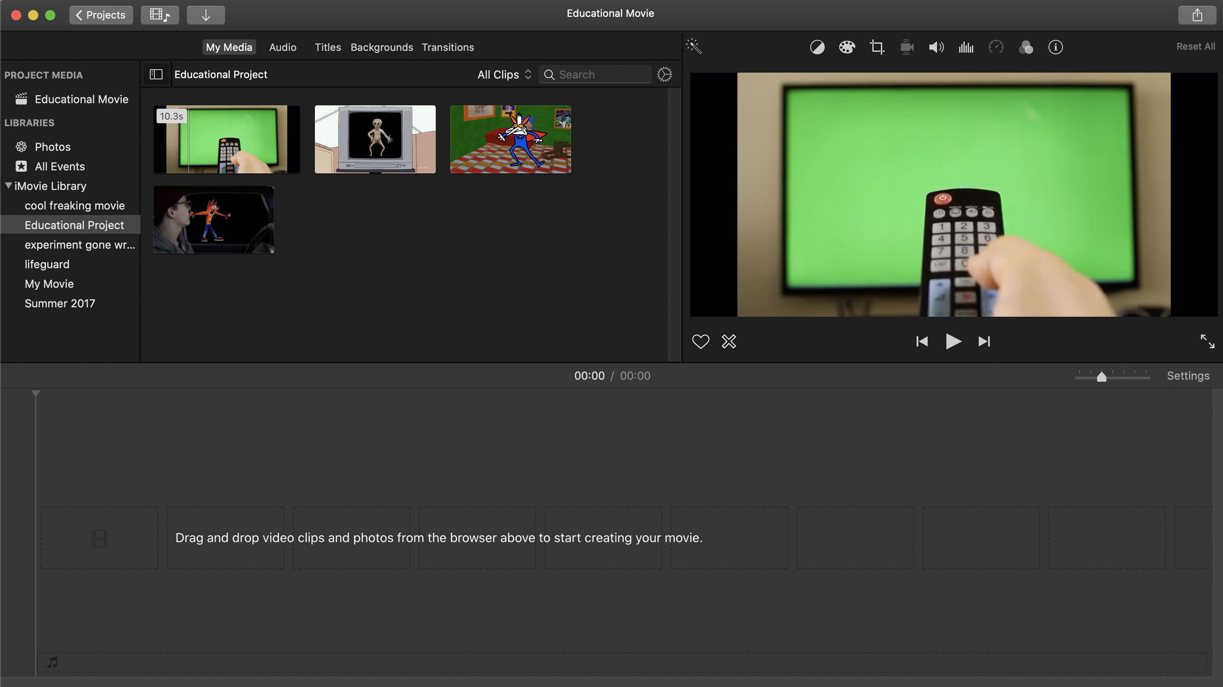 How to Use Green Screen Effects on IMovie (Mac and IOS) : 11 Steps ...