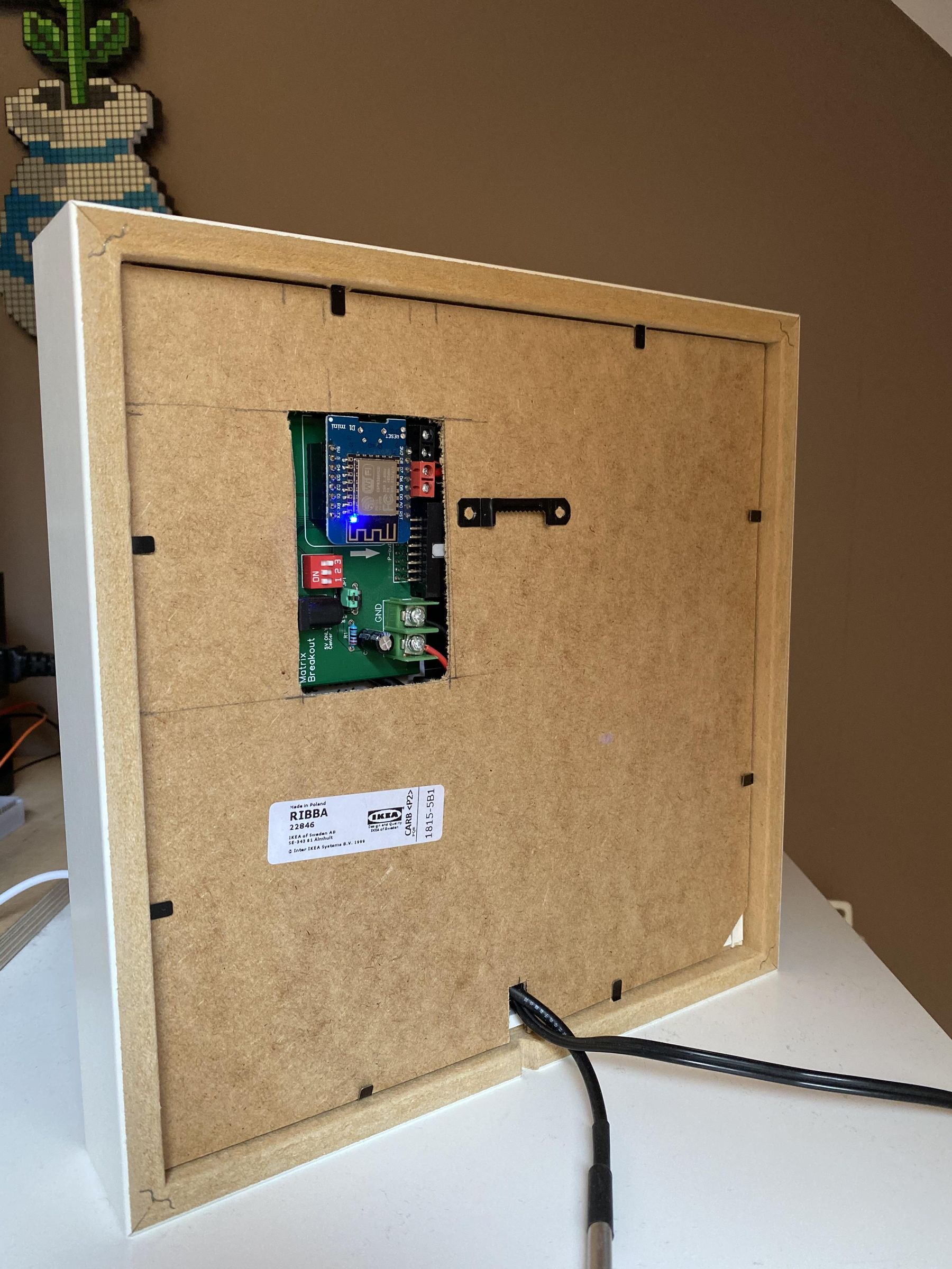 Tetris Time Clock on a RGB Matrix With ESP8266 : 6 Steps - Instructables