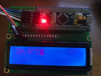 LCD Tempeture Sensor With STM32F103 : 6 Steps - Instructables