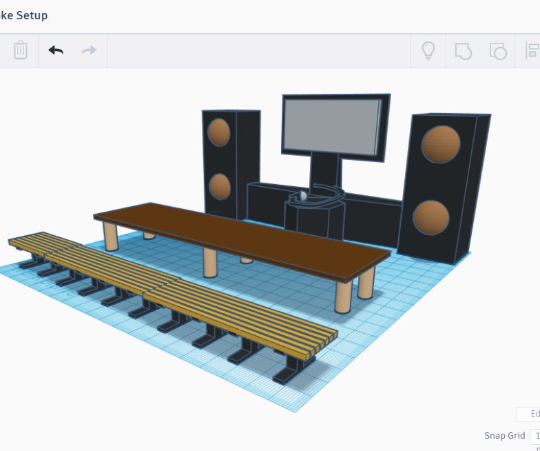 Karaoke Setup in Tinkercad : 6 Steps - Instructables