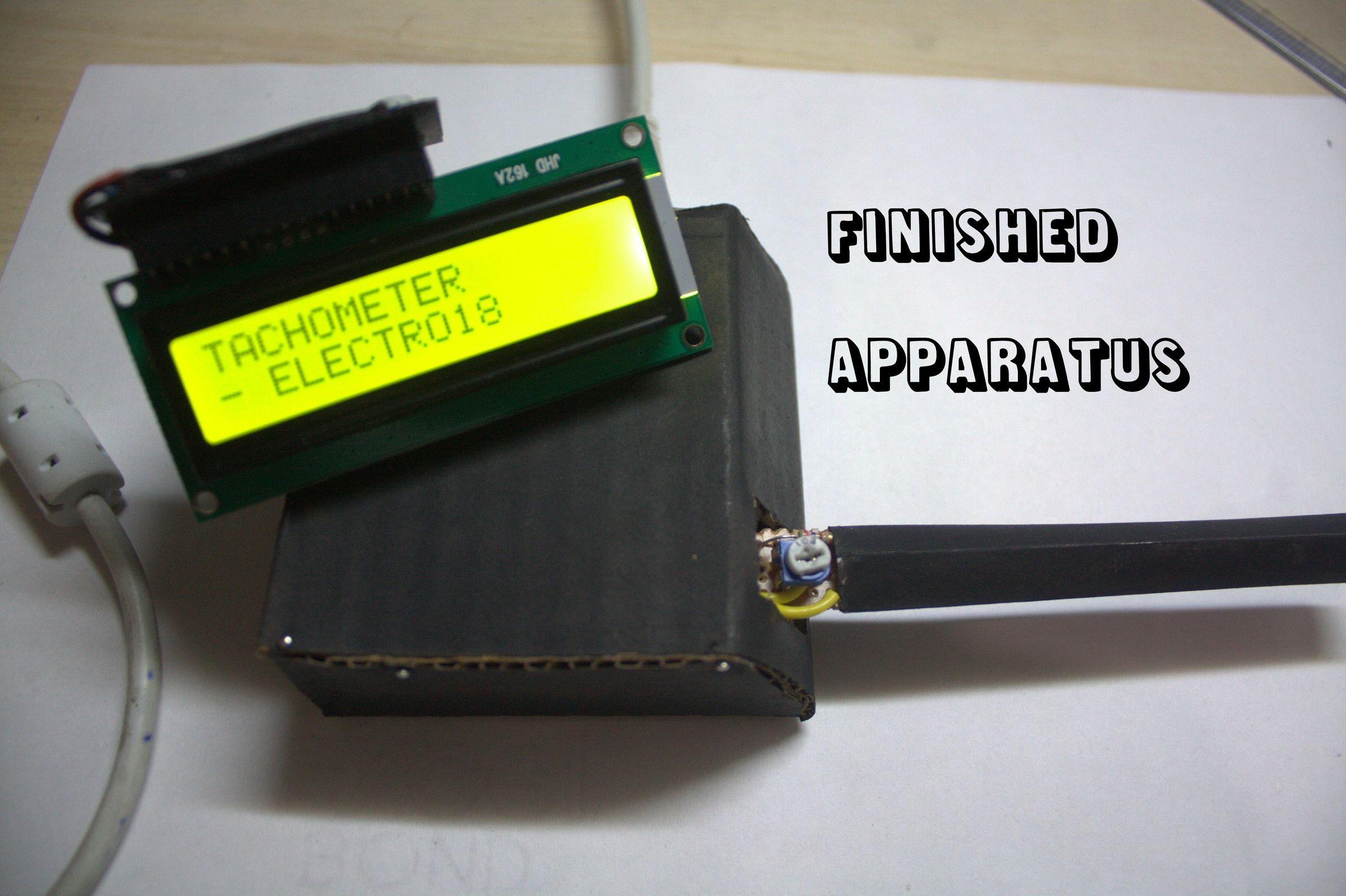 Measure RPM - Optical Tachometer : 10 Steps (with Pictures) - Instructables