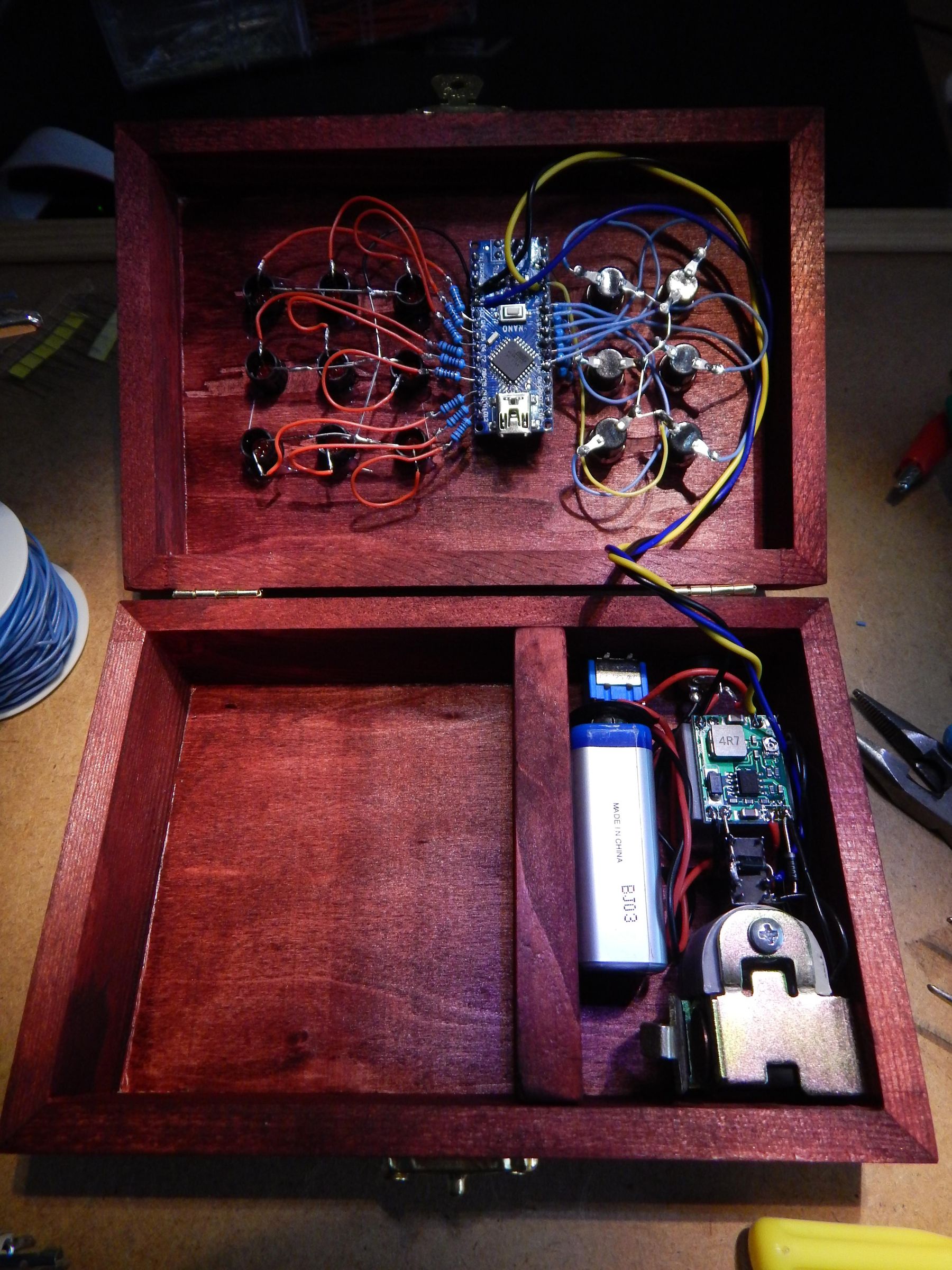 Electronic Puzzle Box With Secret Compartment : 16 Steps (with Pictures ...