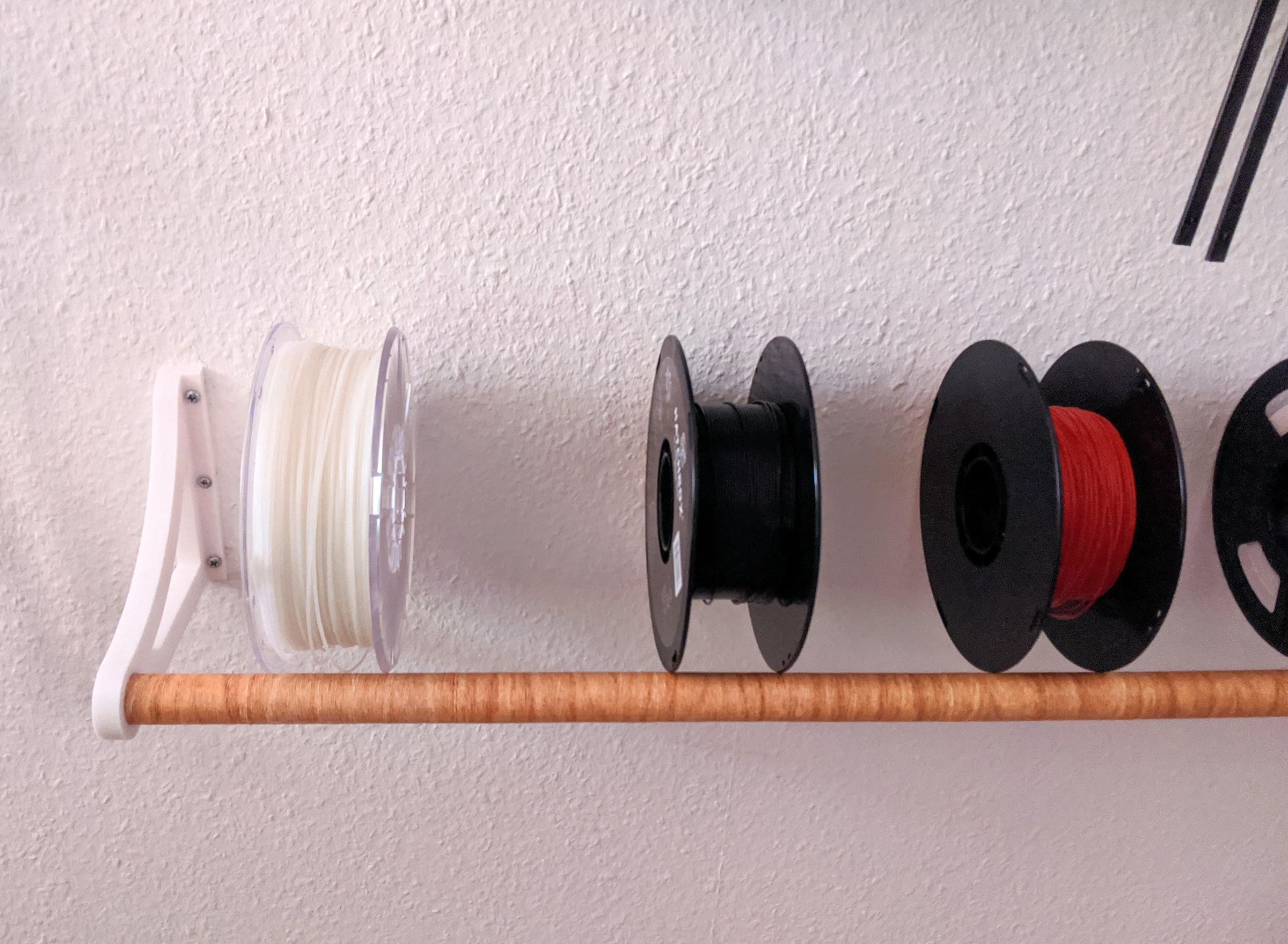 3D Filament Spool Rack : 4 Steps (with Pictures) - Instructables