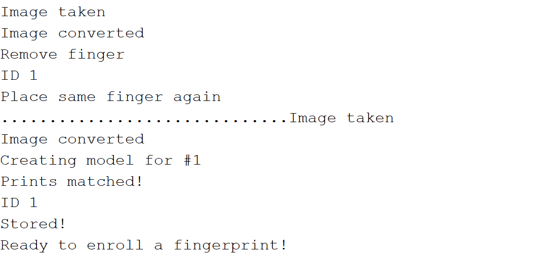 Interfacing Fingerprint Sensor With Arduino : 7 Steps (with Pictures ...