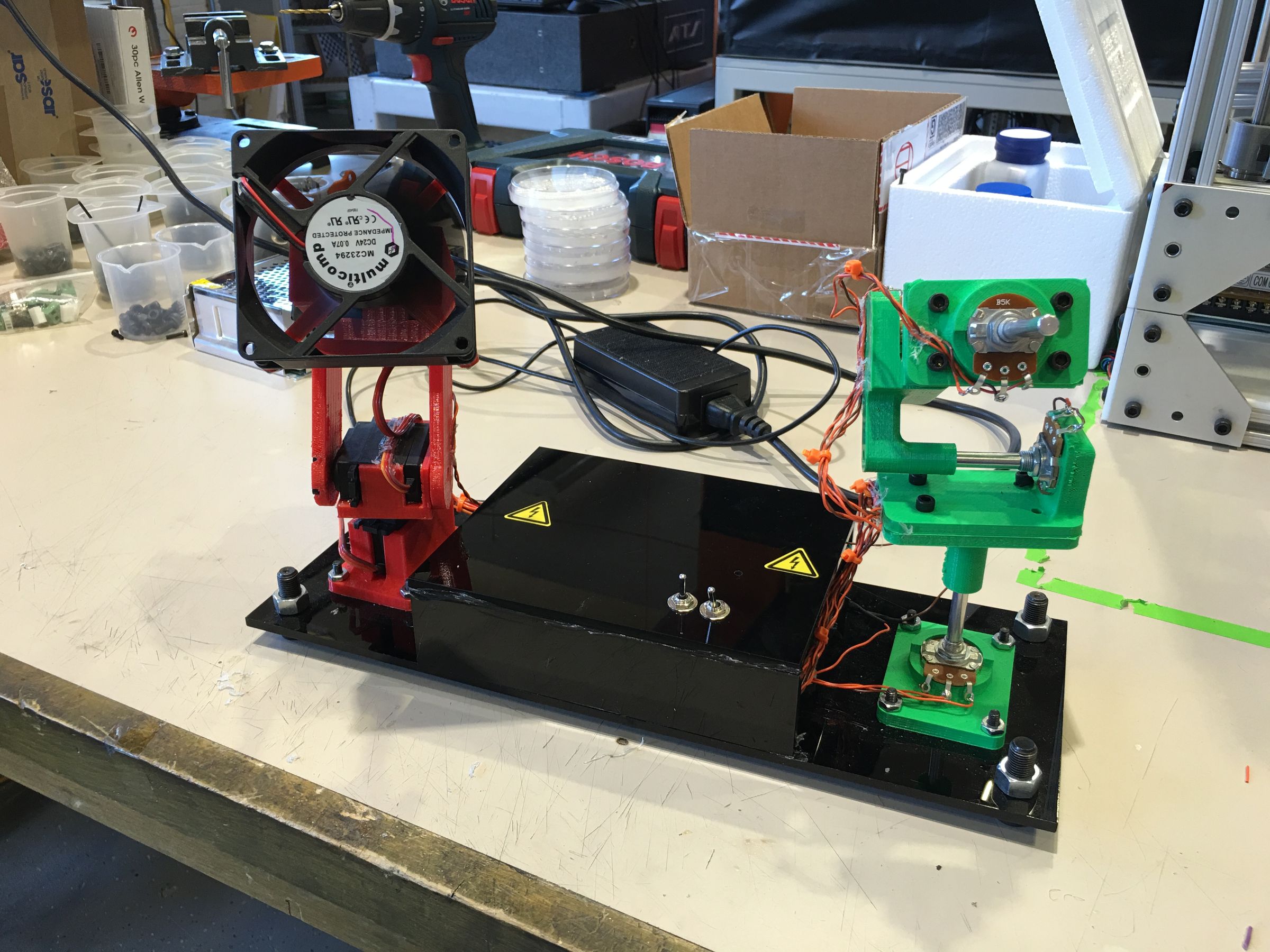 3D Printed Motion Replicator & Recorder Robot Arm for Hot Summer Days ...