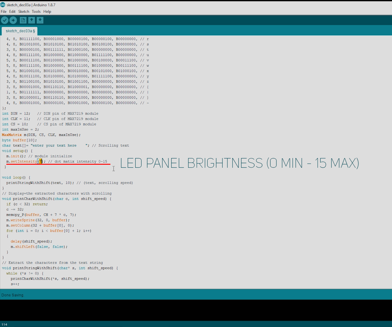 Scrolling Text Display (A to Z Guide) : 25 Steps (with Pictures ...