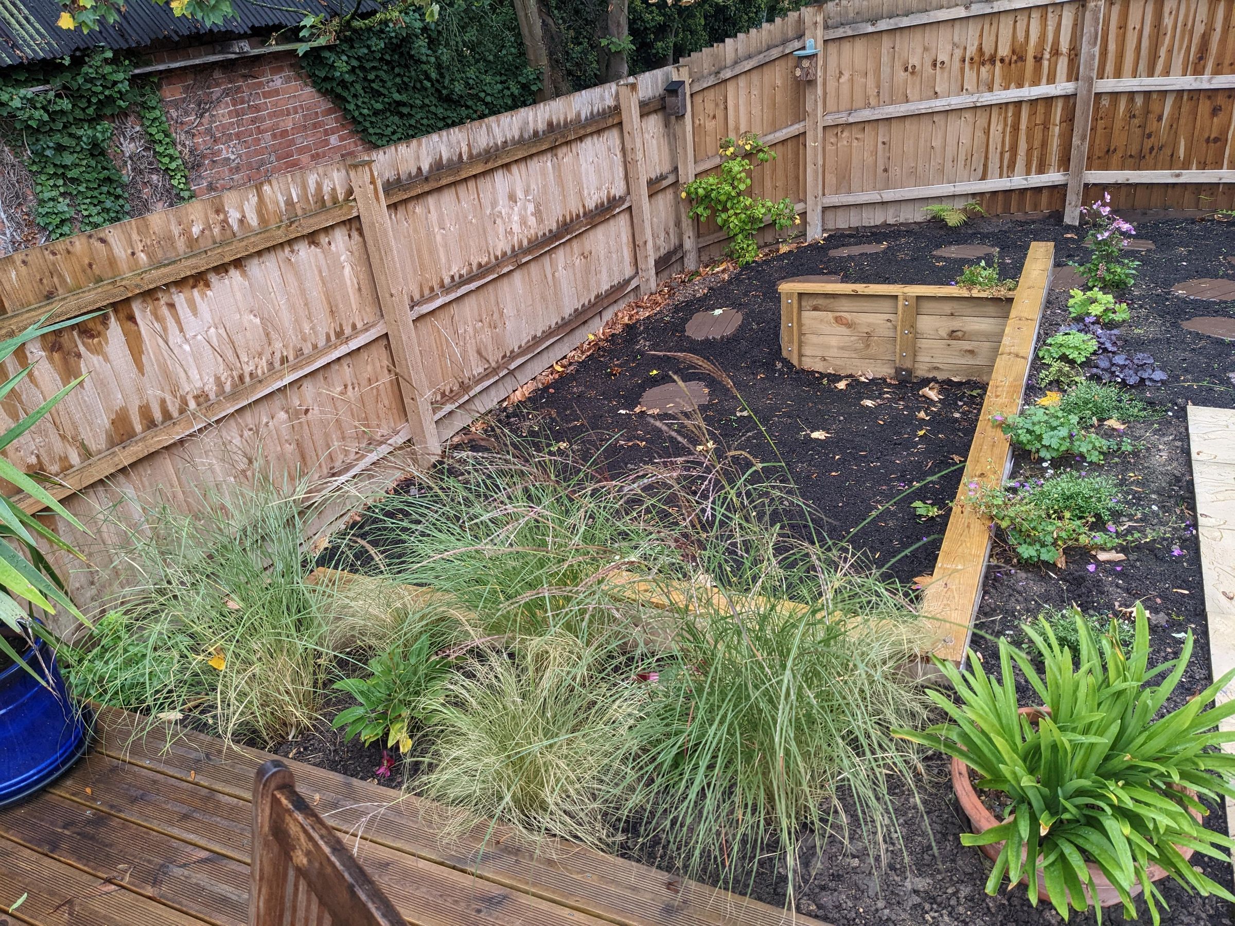 Creating a Beautiful Tiered Garden From a Boring New Build Slope : 8 ...