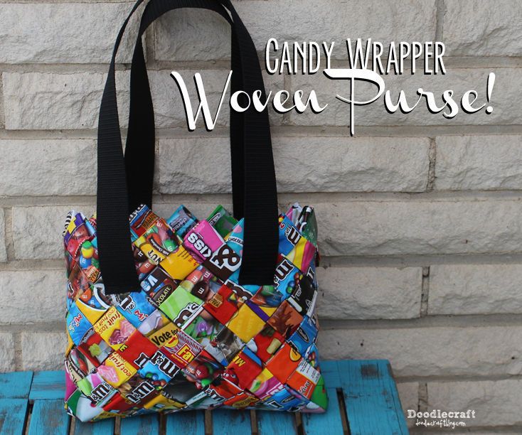 CANDY WRAPPER Woven Purse/Bag! : 6 Steps (with Pictures) - Instructables