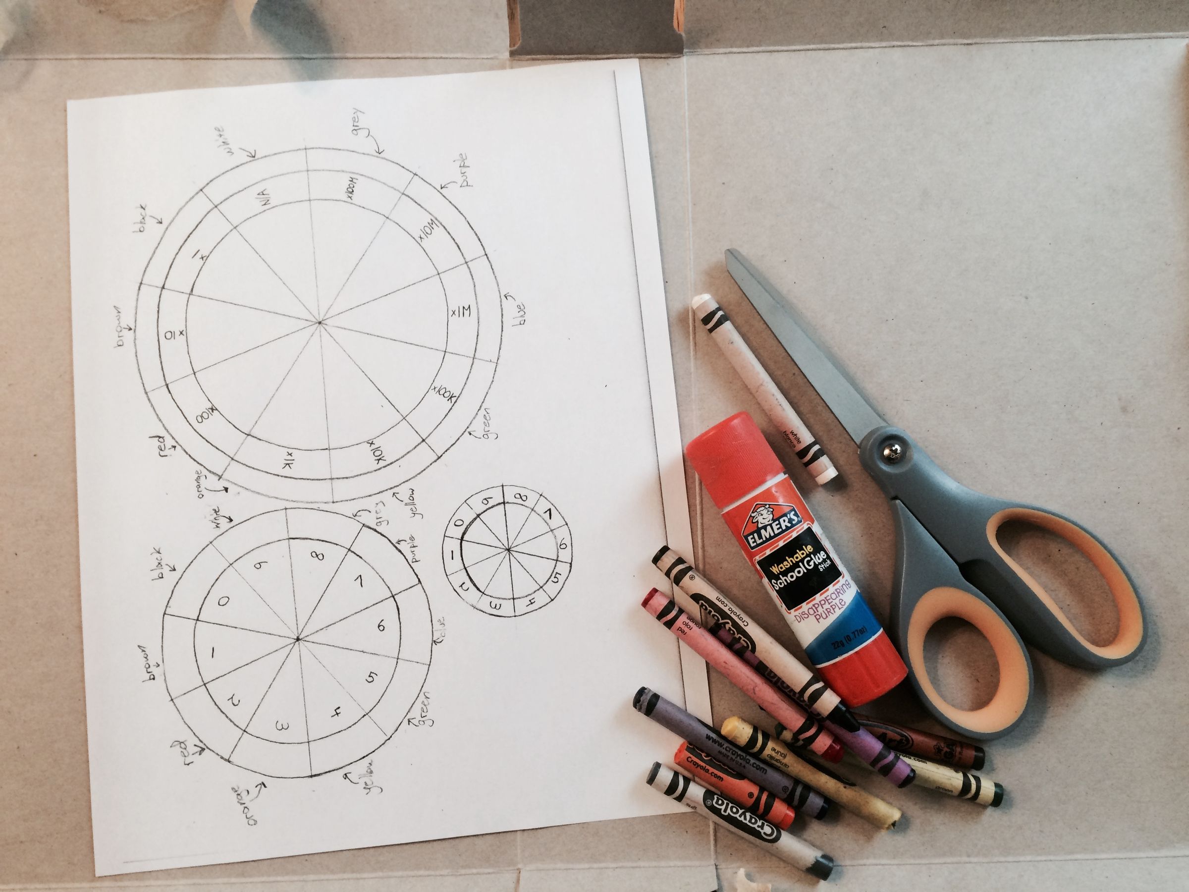 Resistor Color Wheel Tool : 5 Steps (with Pictures) - Instructables