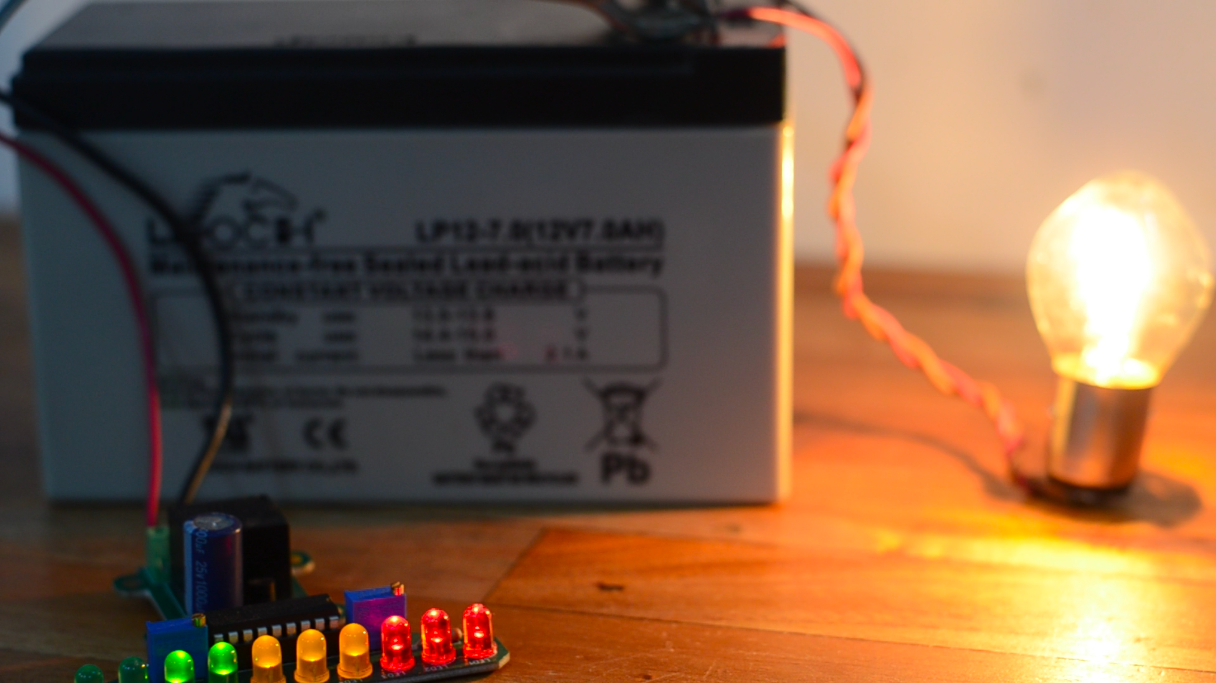 DIY Battery Level Indicator/Auto Cutoff for 12v Battery : 5 Steps (with ...