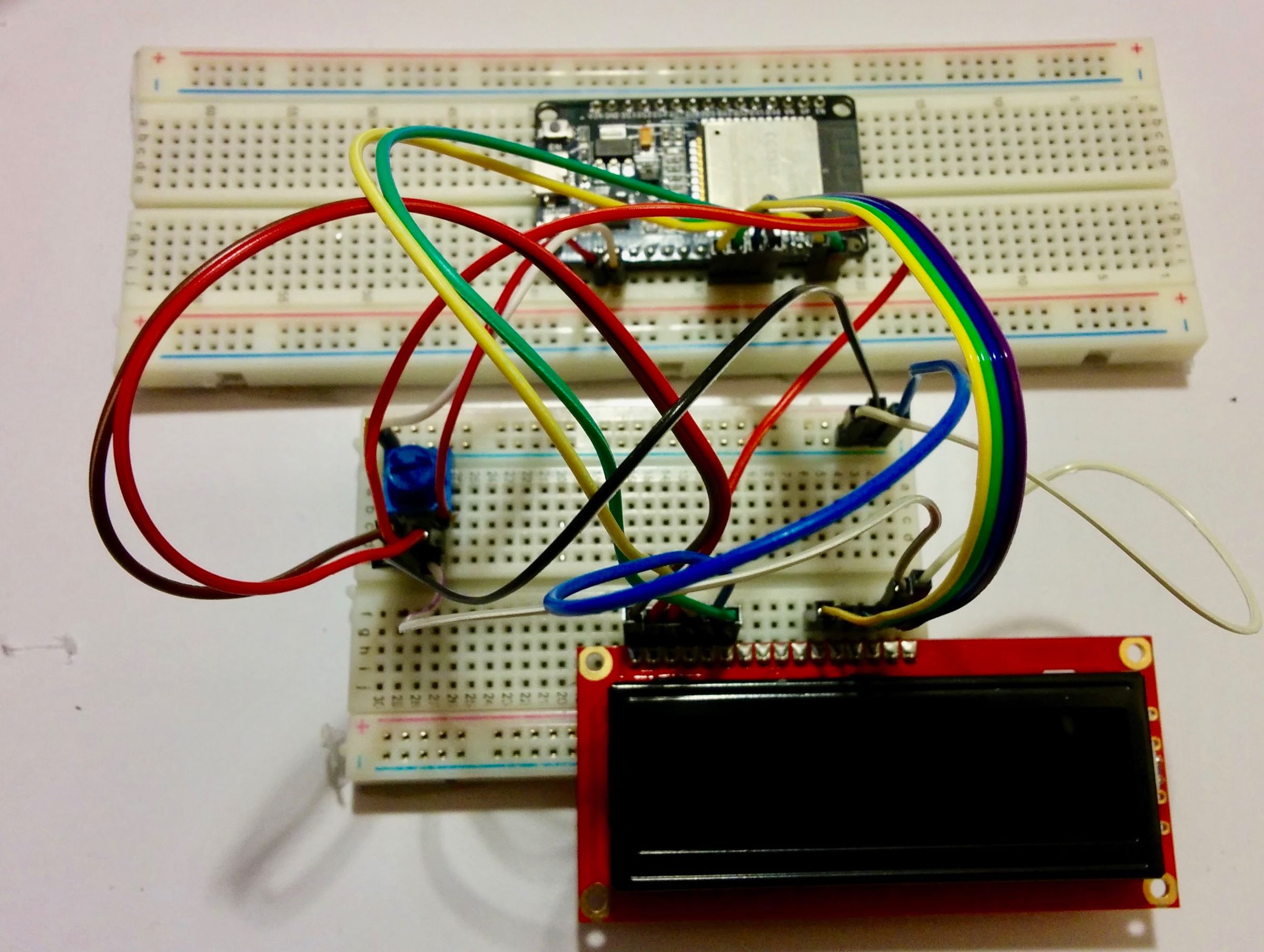 ESP32: How to Interface LCD With ESP32 Microcontroller Development ...