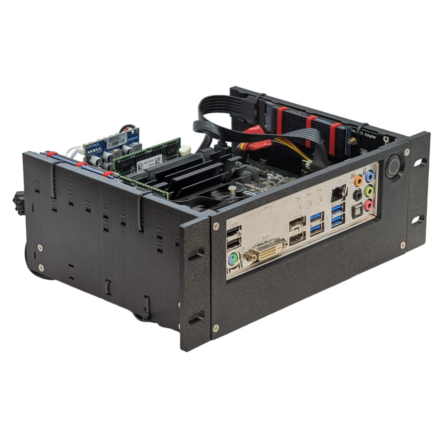 DIY Rackmount NAS - 2U PC Case - for 10" Network Cabinets : 9 Steps ...